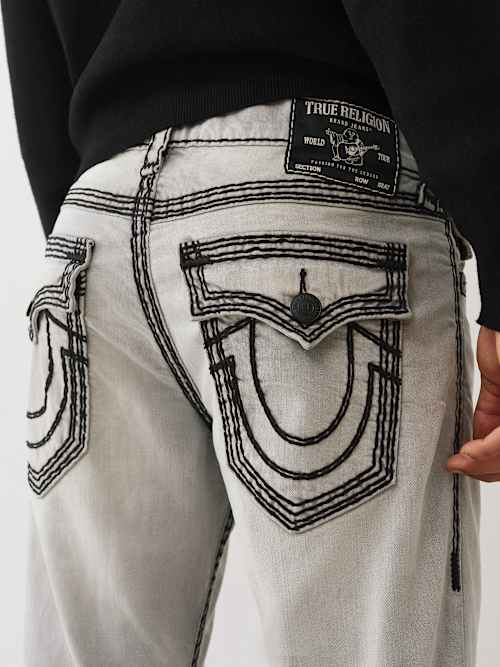 True Religion Men's Ricky Super Qt Straight Jean " In Blue | ModeSens