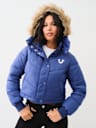 FUR TRIM PUFFER JACKET | True Religion