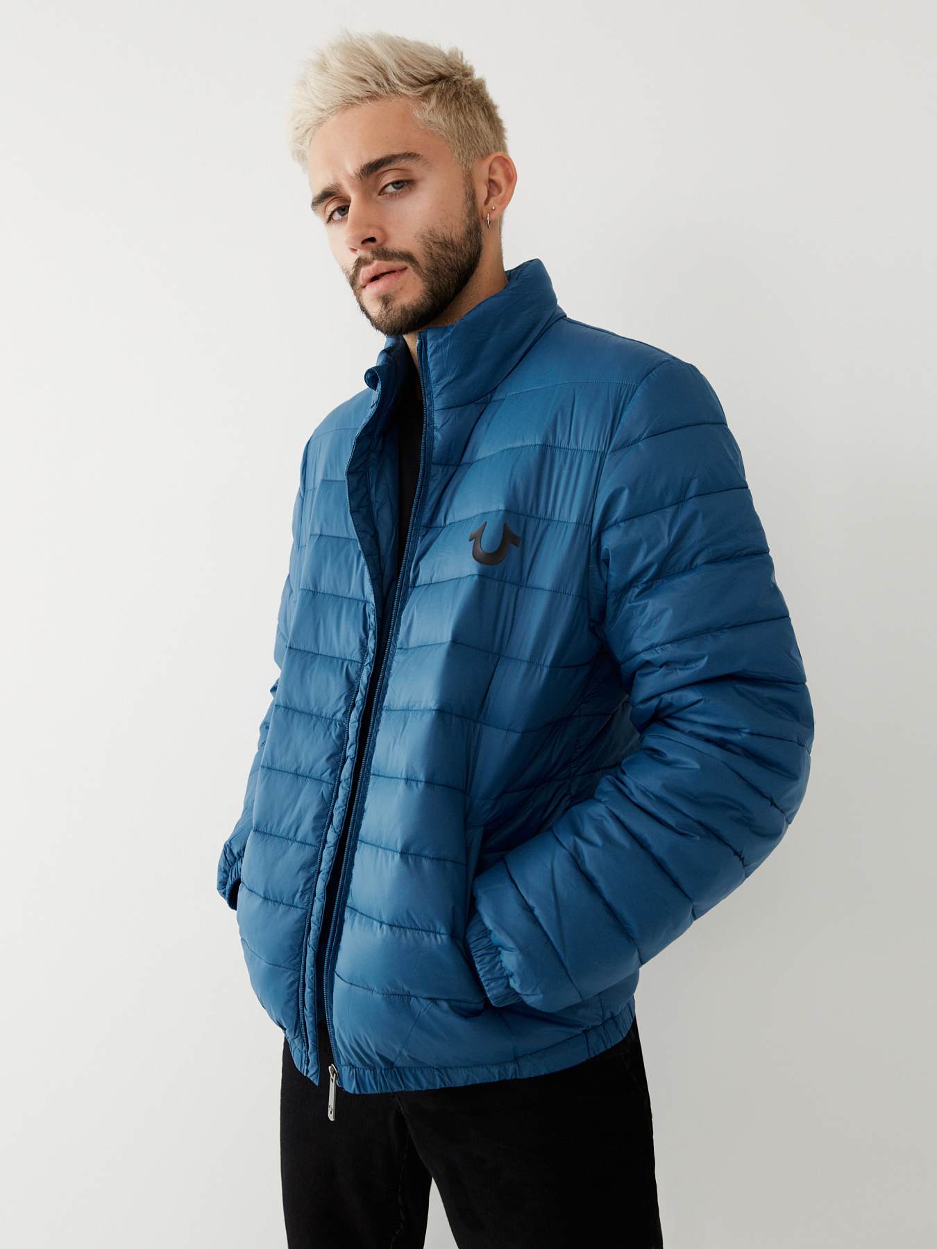 SLIM PUFFER JACKET - Blue | True Religion