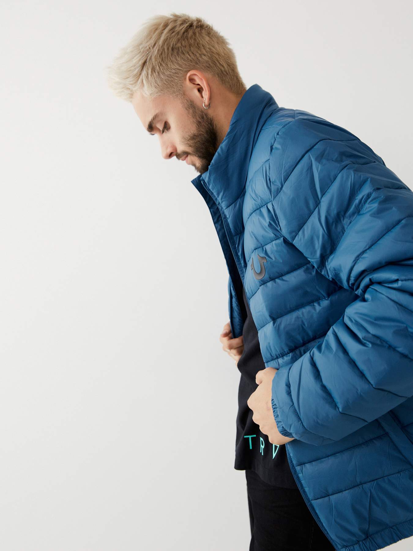 SLIM PUFFER JACKET - Blue | True Religion