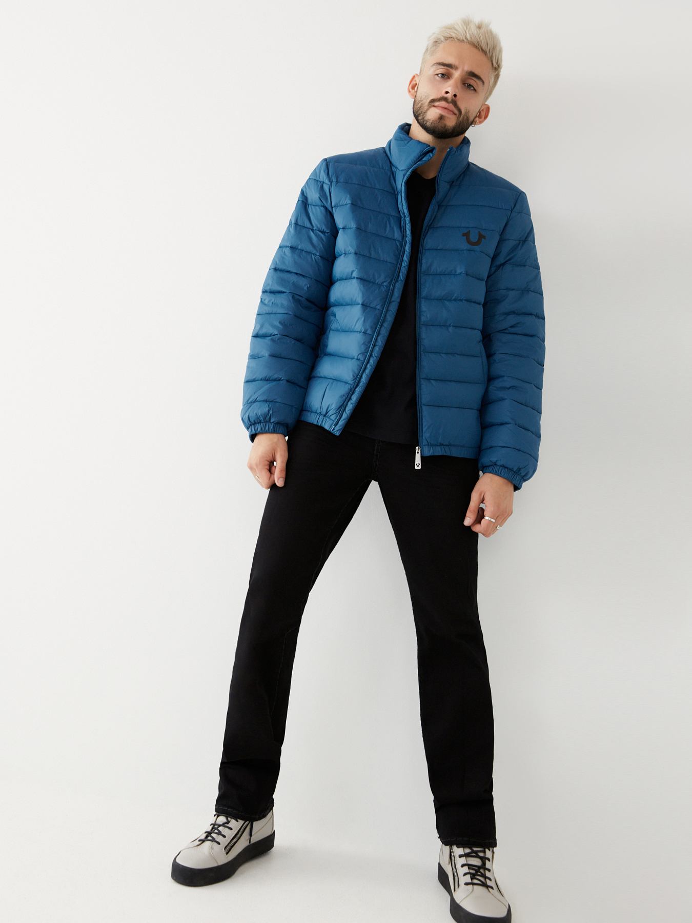 SLIM PUFFER JACKET - Blue | True Religion