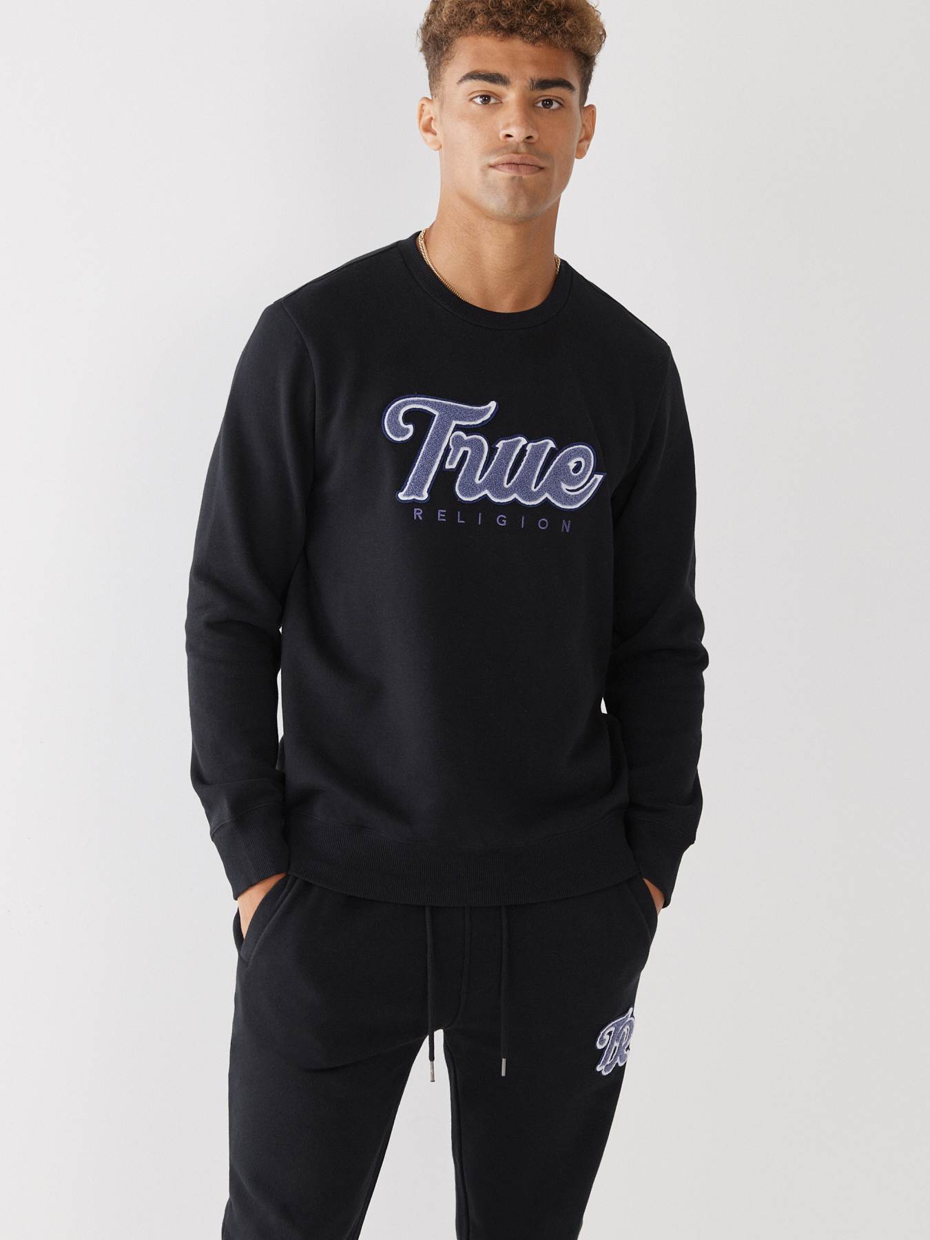 COLLEGIATE CREWNECK SWEATSHIRT