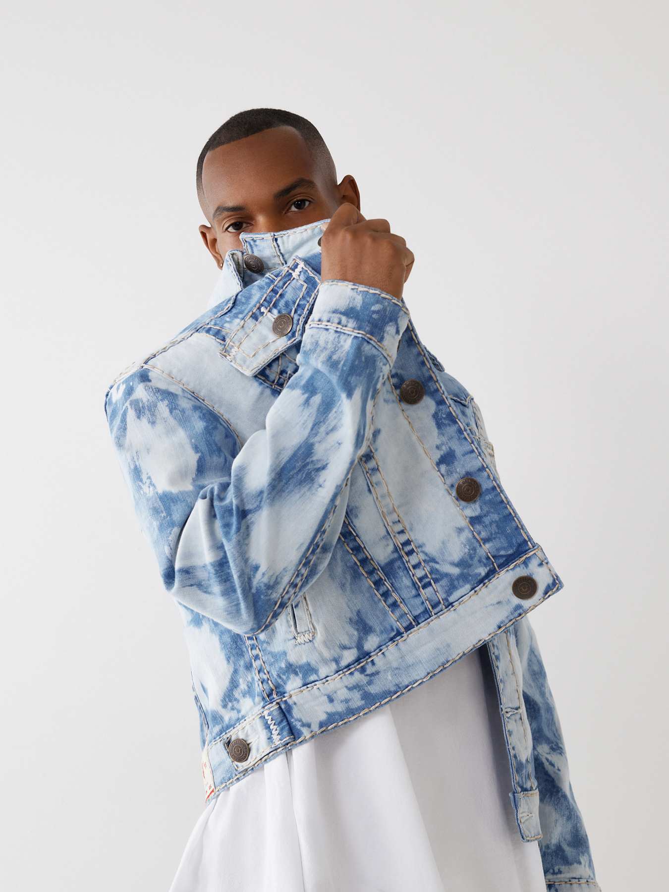 JIMMY SUPER T STITCH DENIM JACKET
