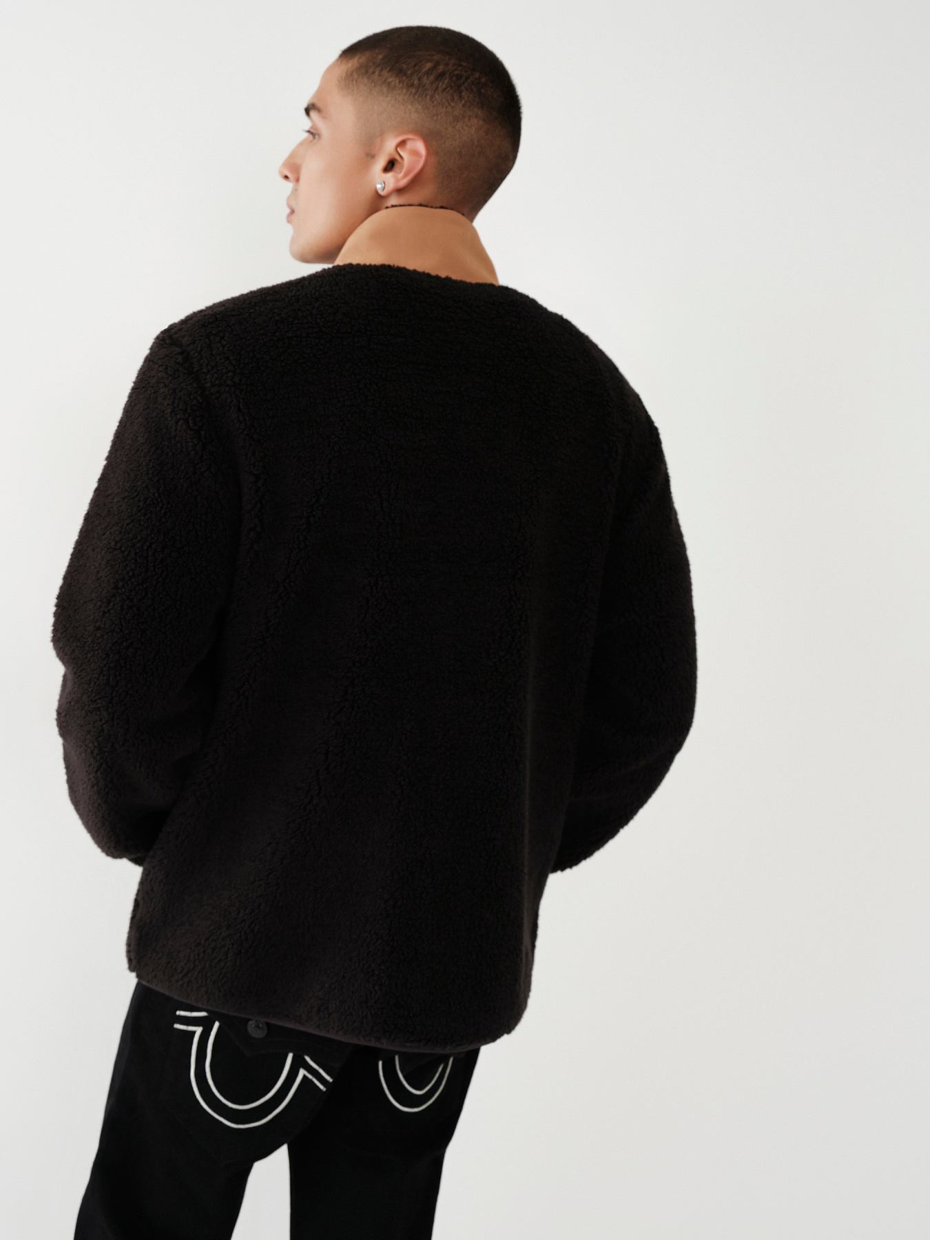 FAUX SHEARLING JACKET