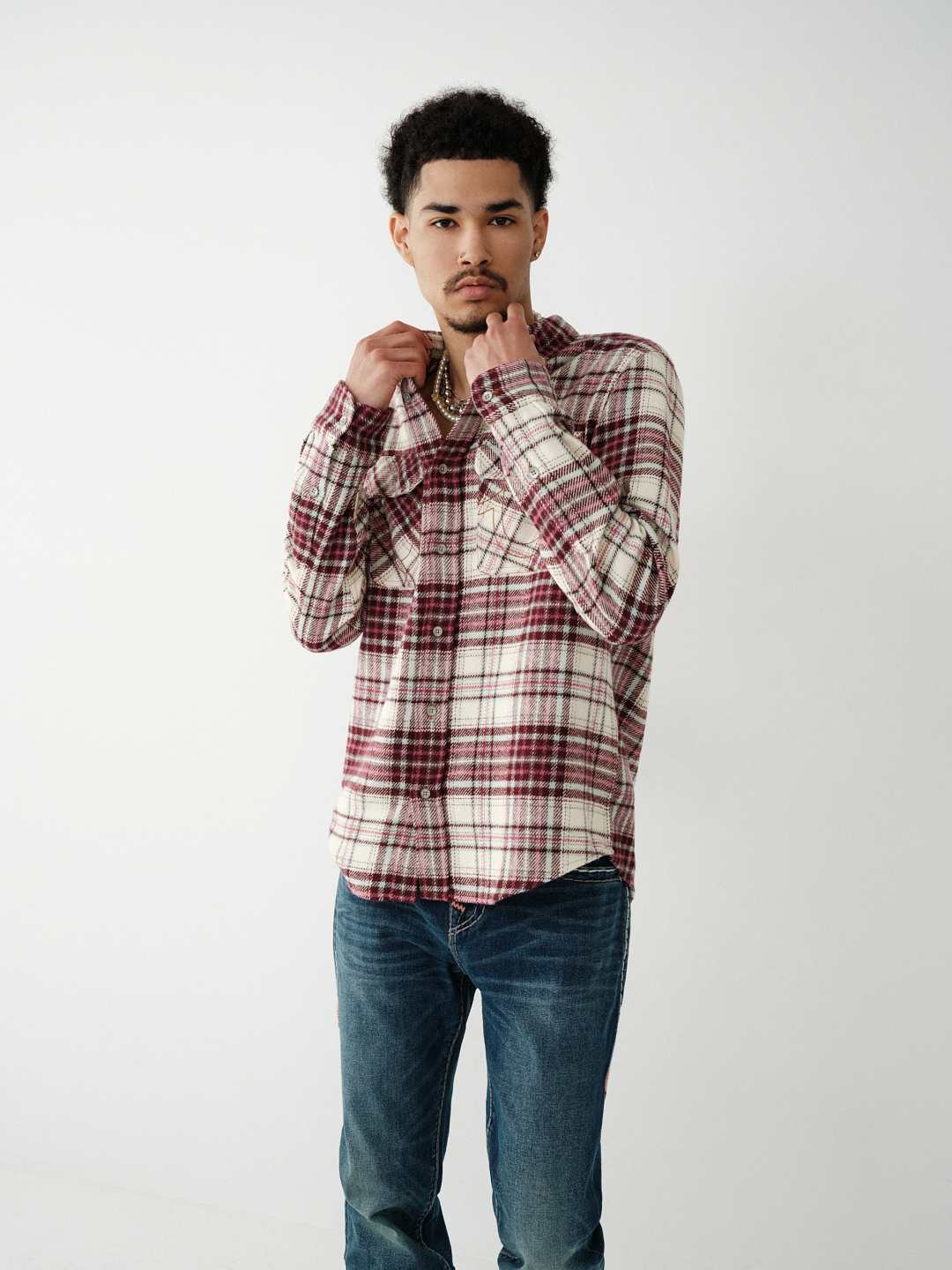 PLAID FLANNEL SHIRT