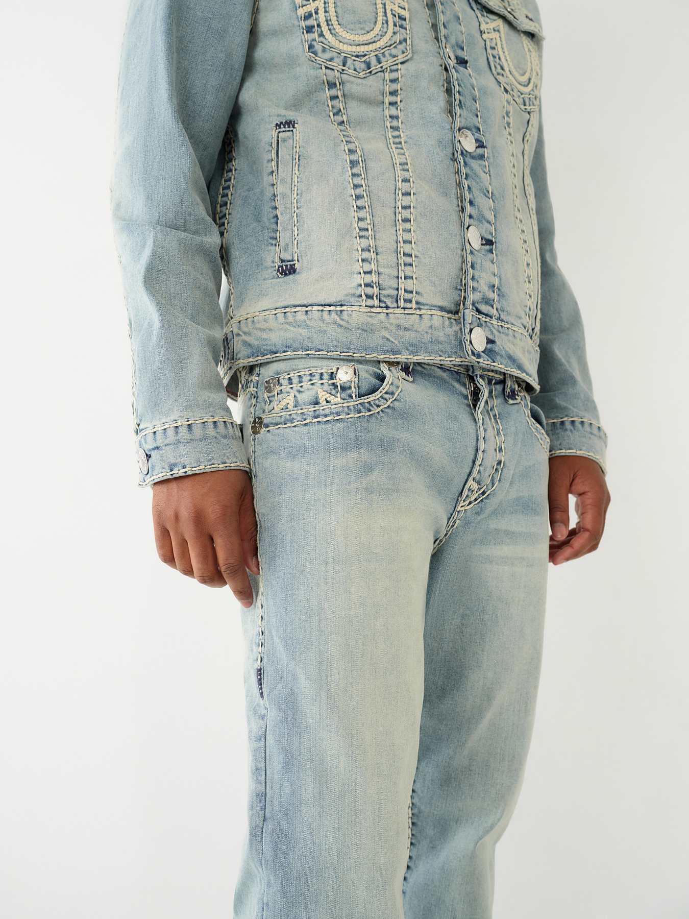 RICKY SUPER T ROPE STITCH STRAIGHT JEAN | True Religion
