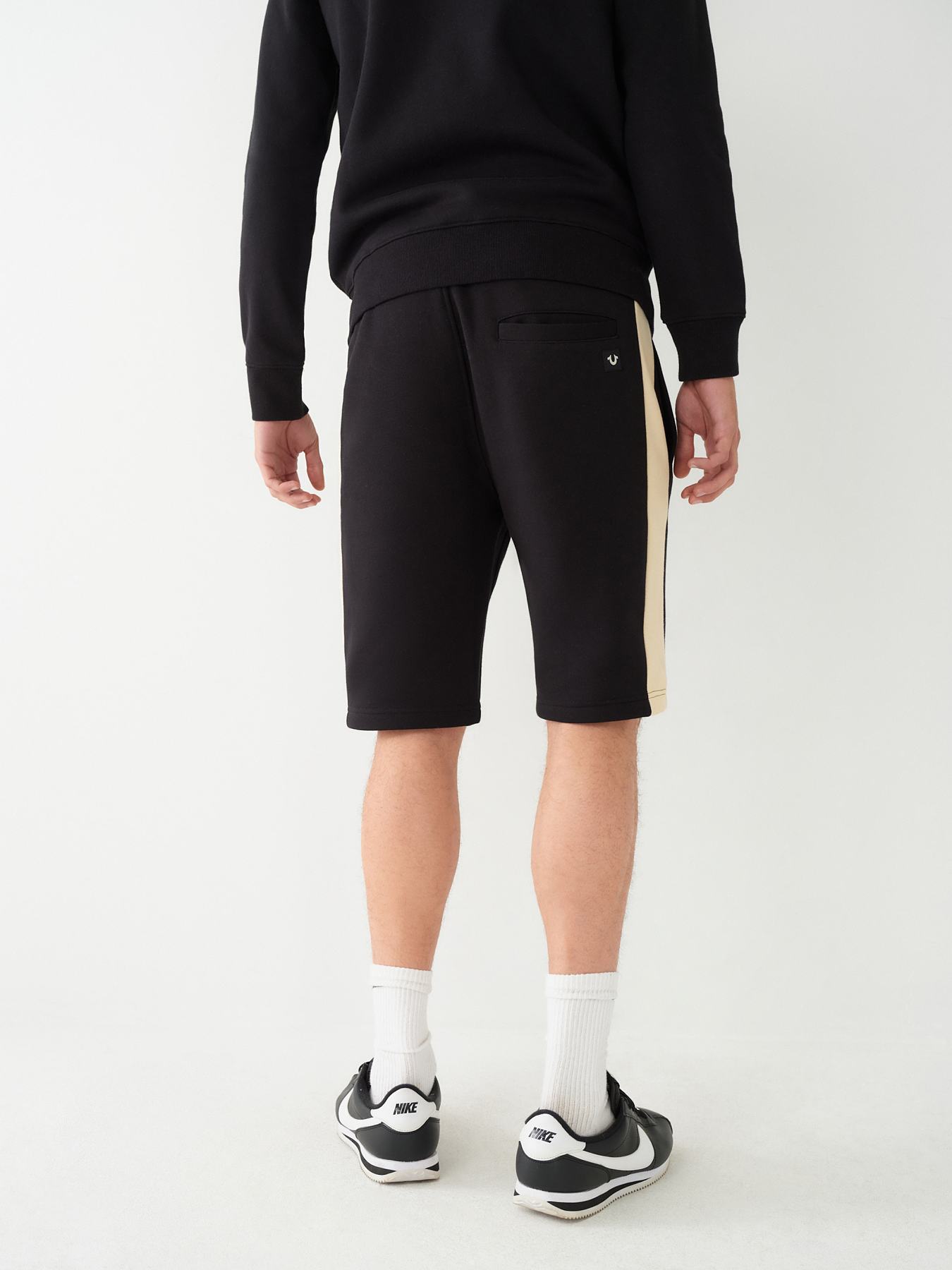 COLOR BLOCK LOGO SWEAT SHORT