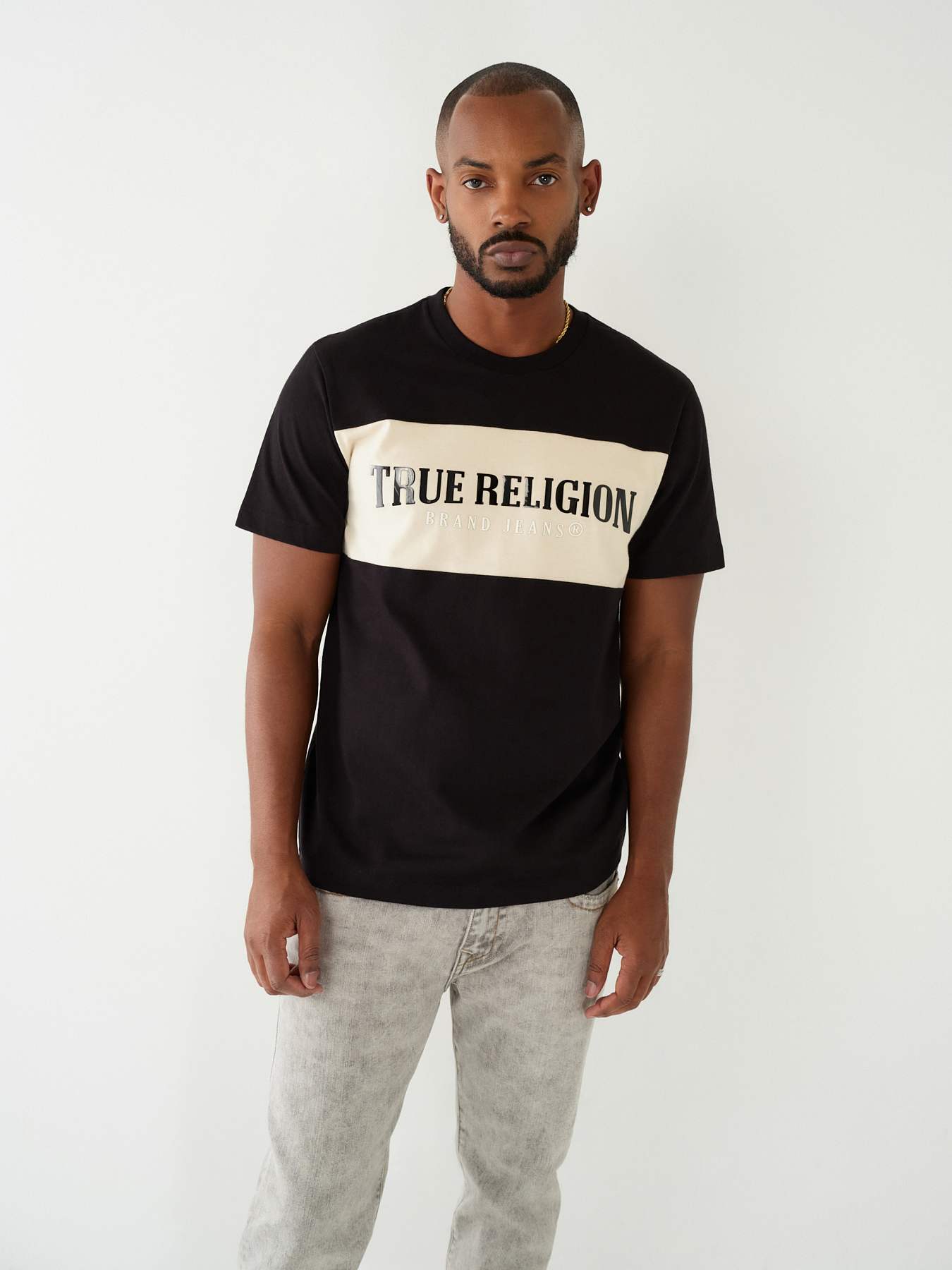 COLOR BLOCK TRUE LOGO TEE