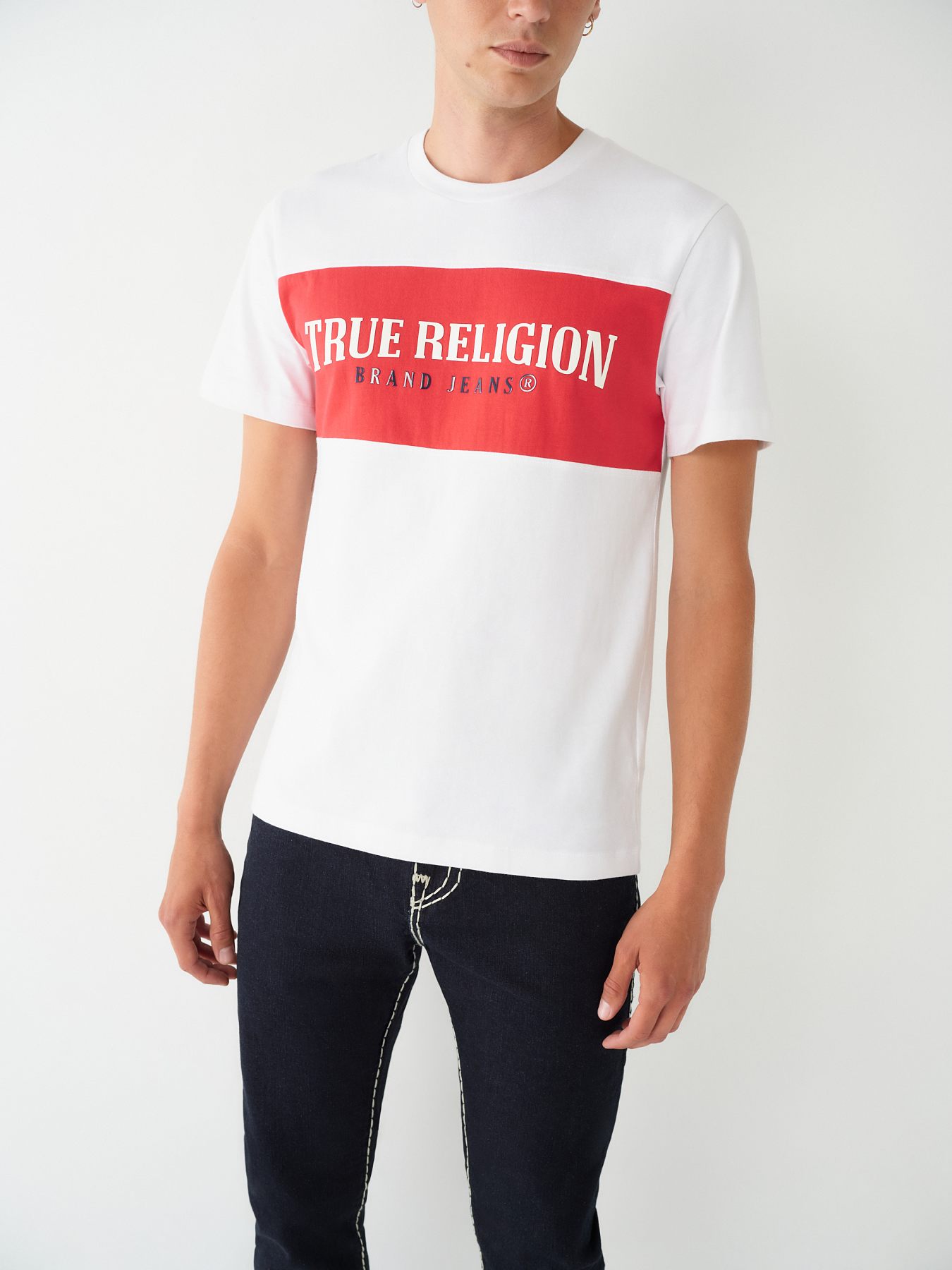 COLOR BLOCK TRUE LOGO TEE | True Religion
