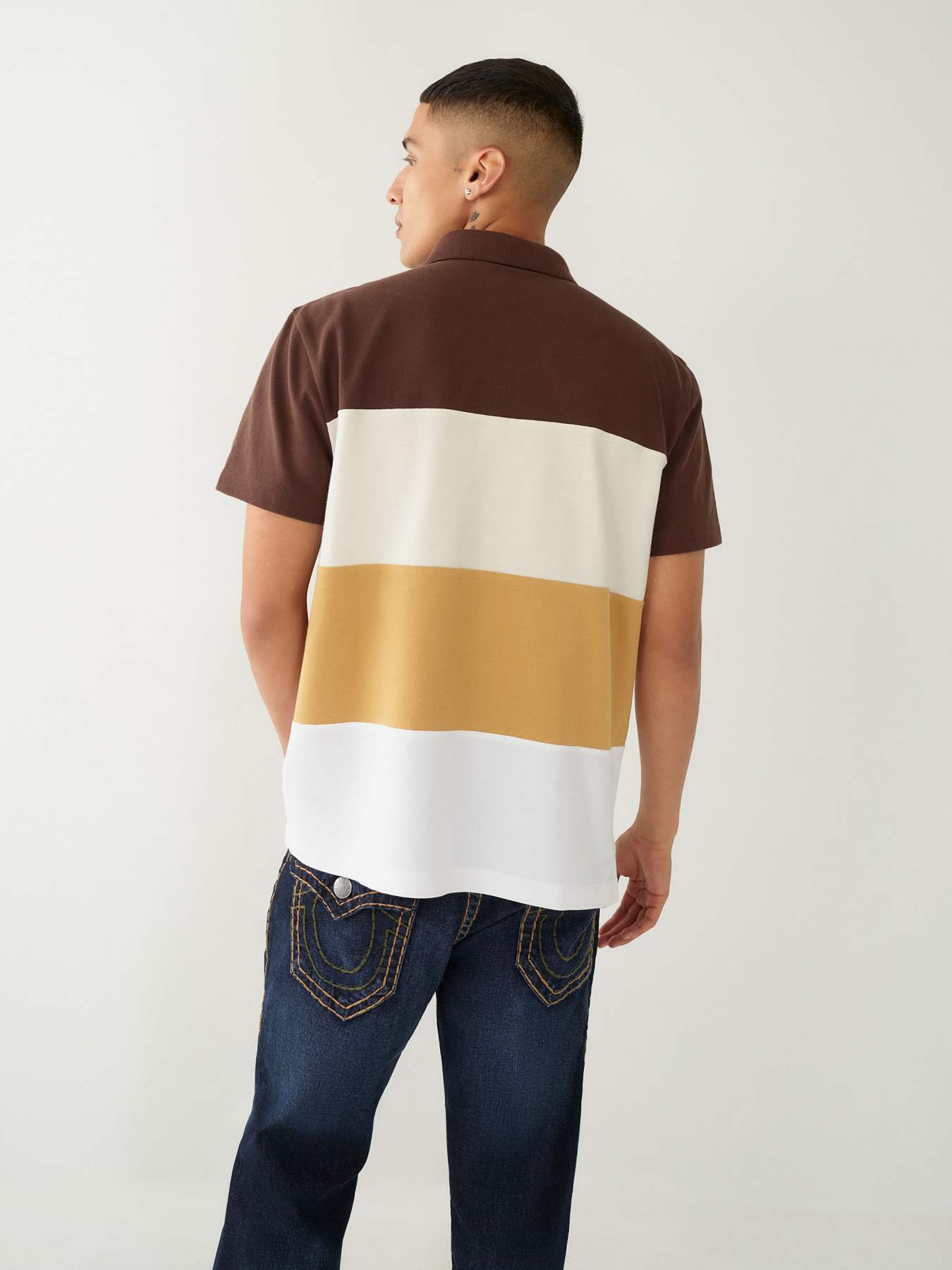 TRUE COLOR BLOCK POLO SHIRT