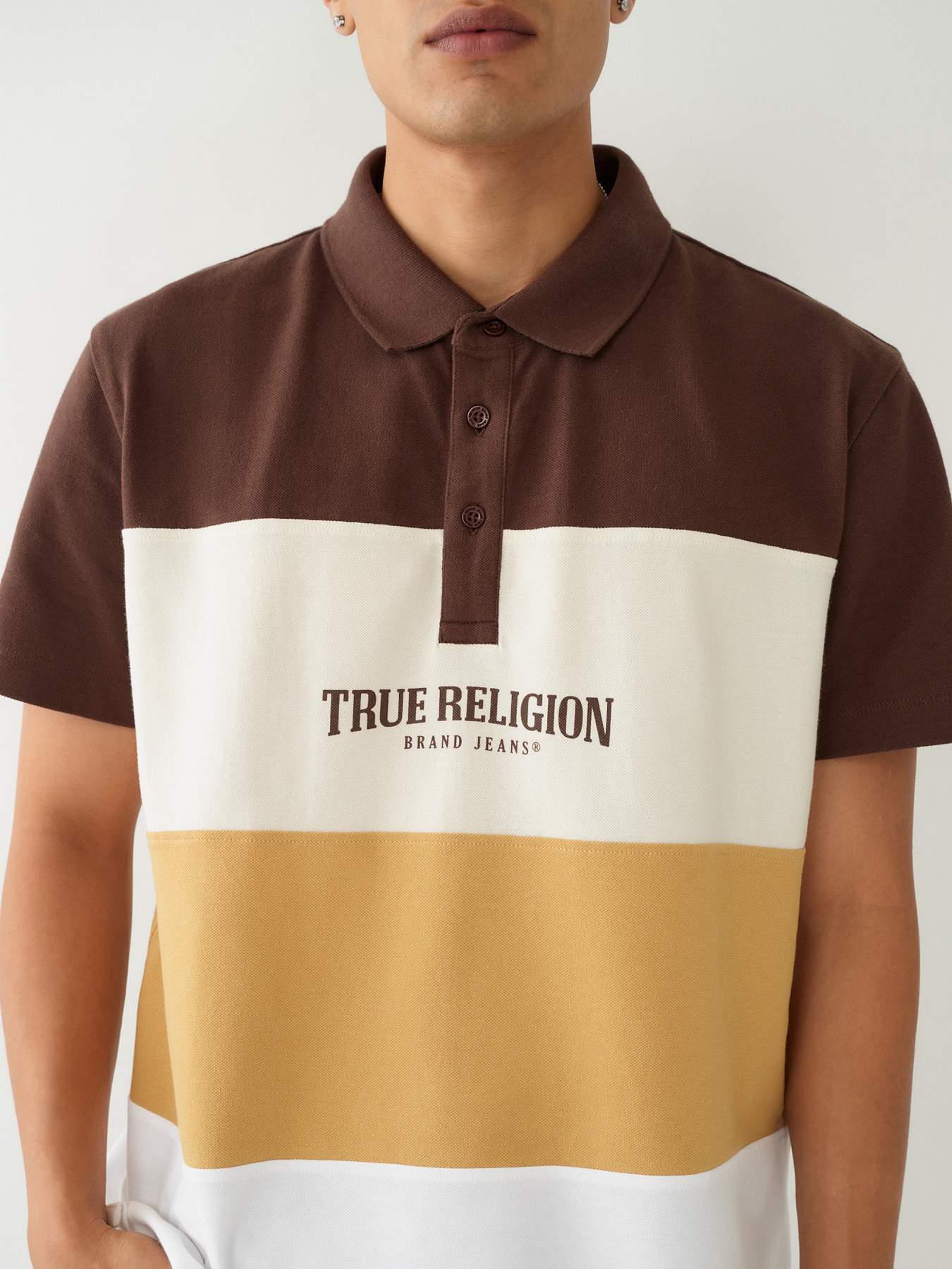 TRUE COLOR BLOCK POLO SHIRT