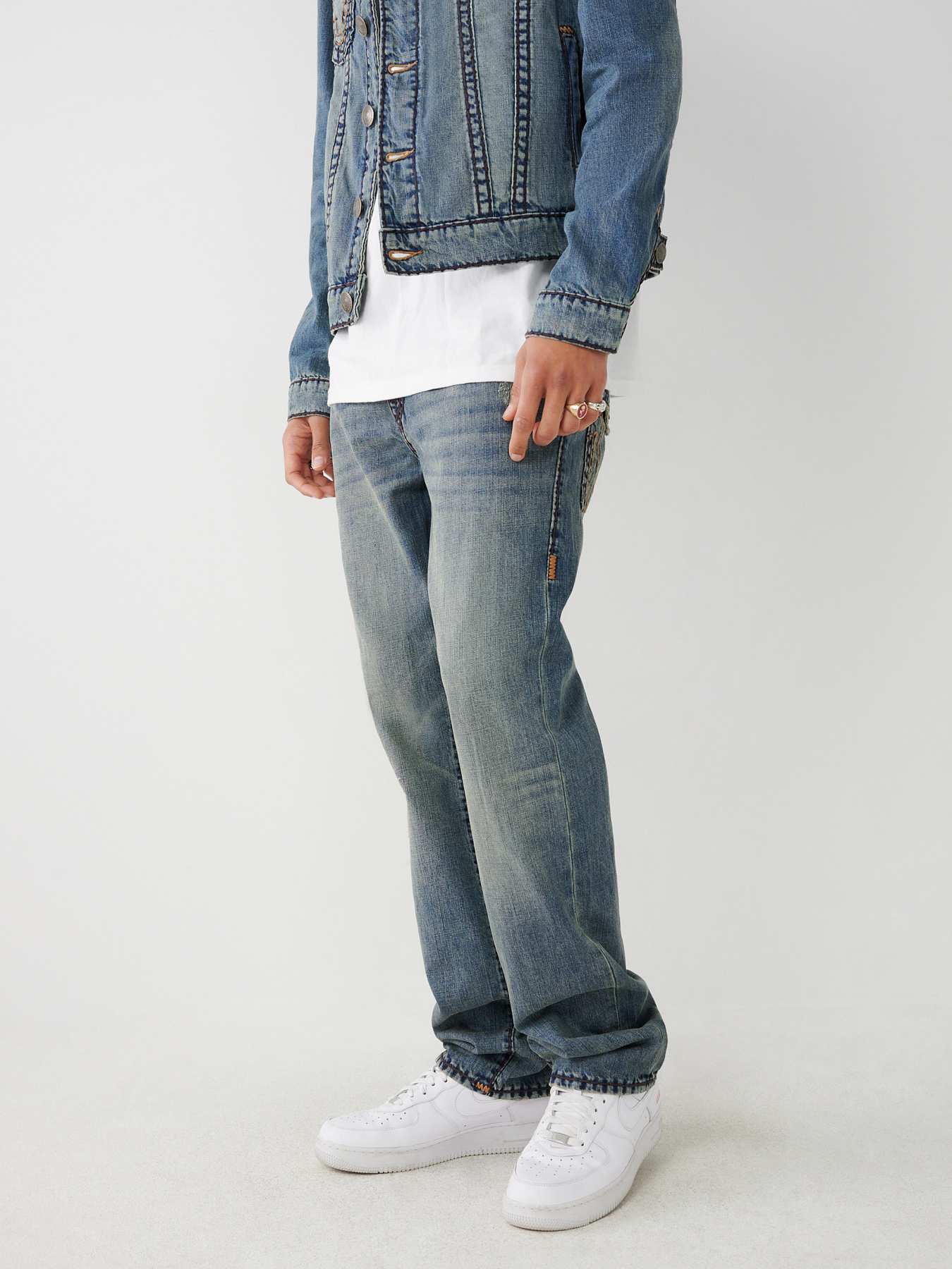 RICKY SUPER T STITCH STRAIGHT JEAN | True Religion