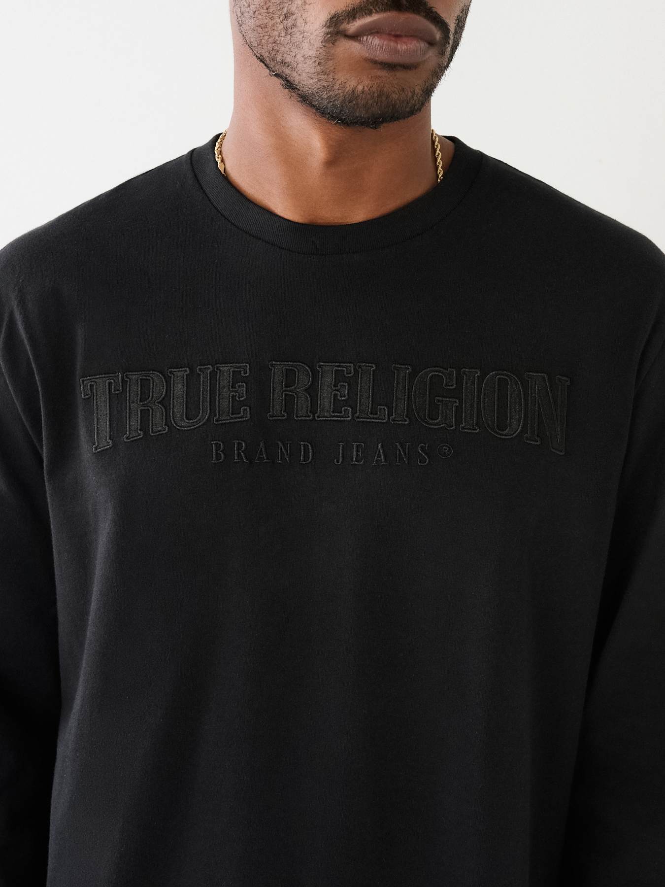 LONG SLEEVE TRUE LOGO TEE | True Religion