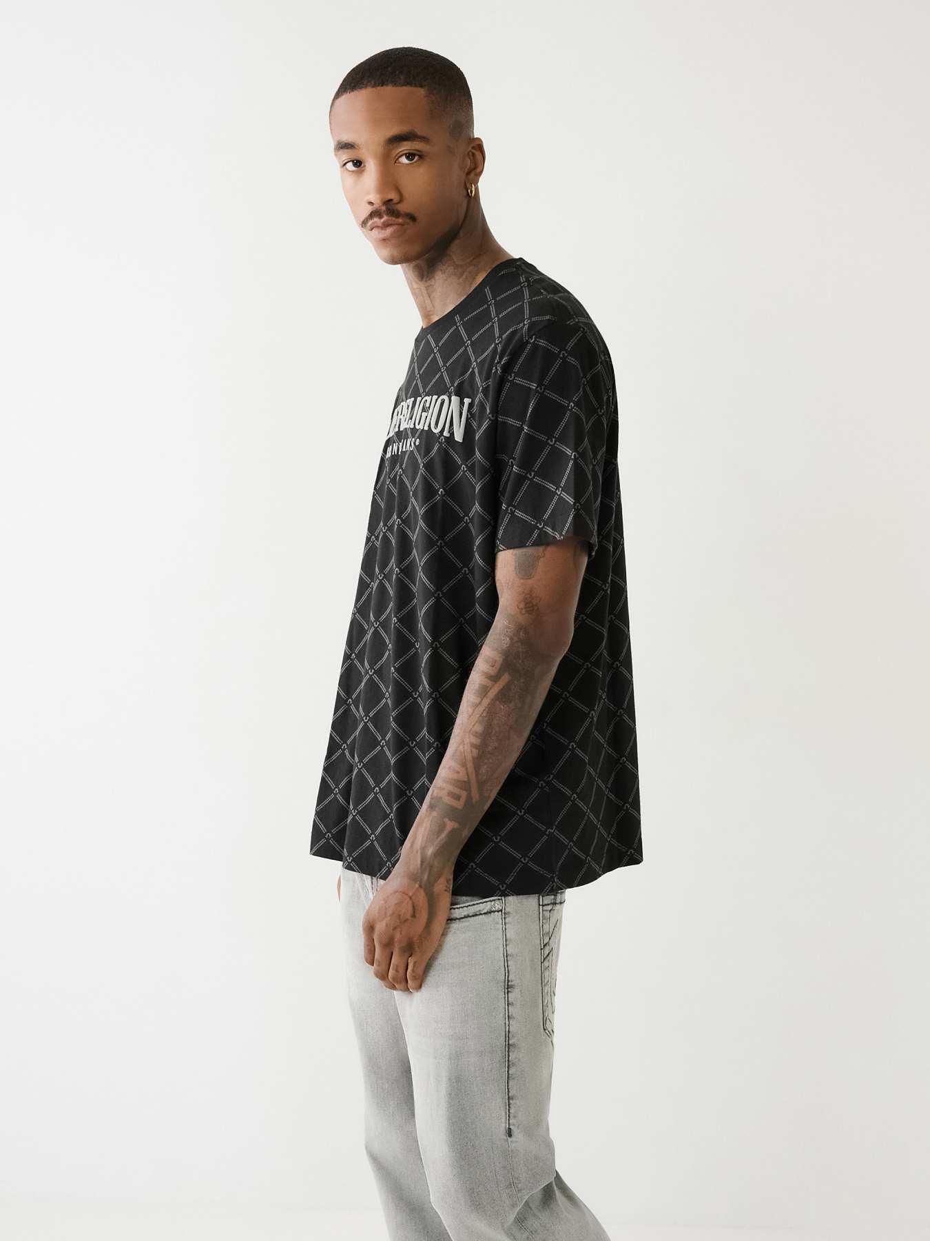 TRUE RELIGION LOGO MONOGRAM TEE | True Religion