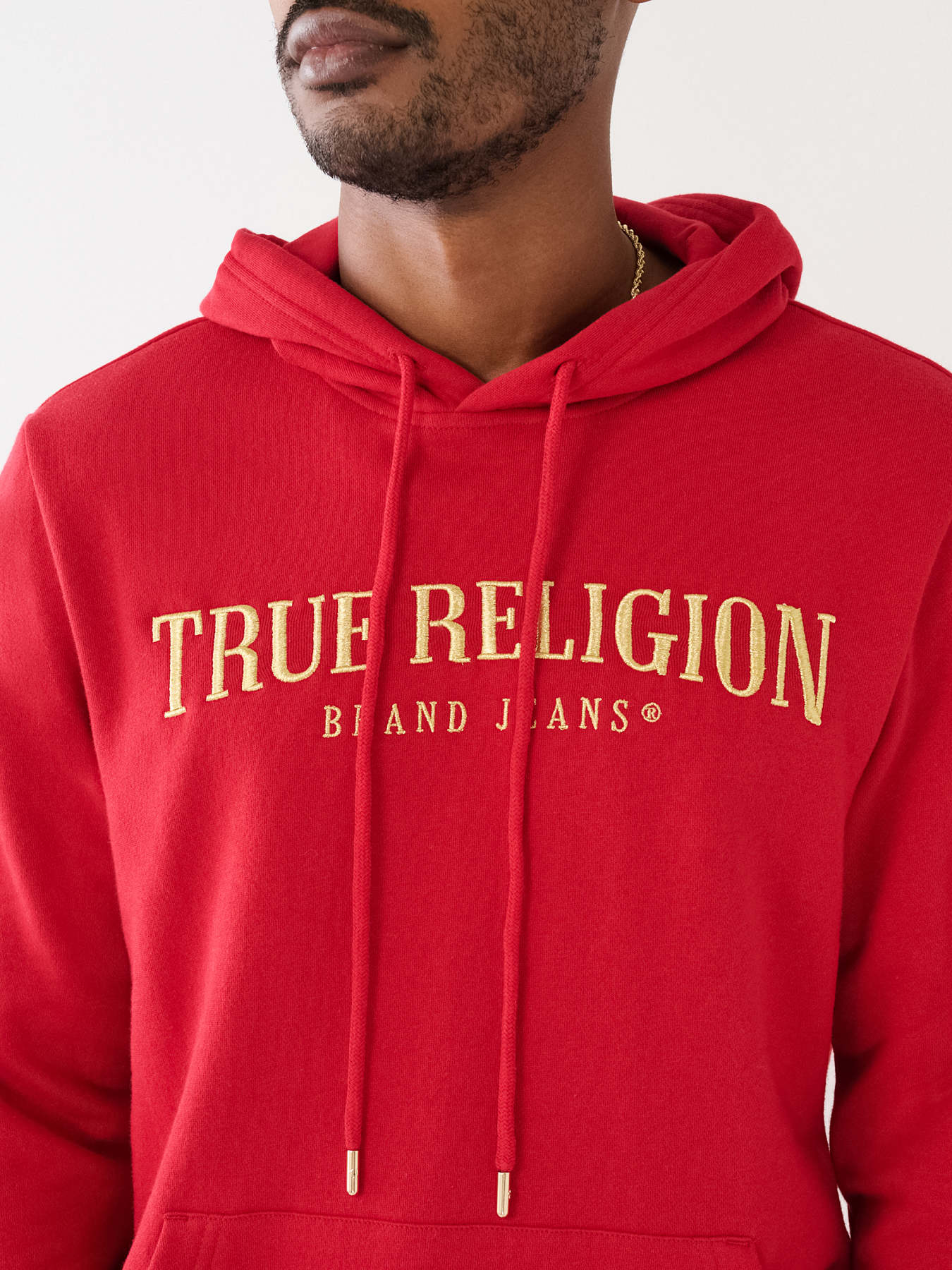 TRUE LOGO HOODIE - Red/Tangerine | True Religion