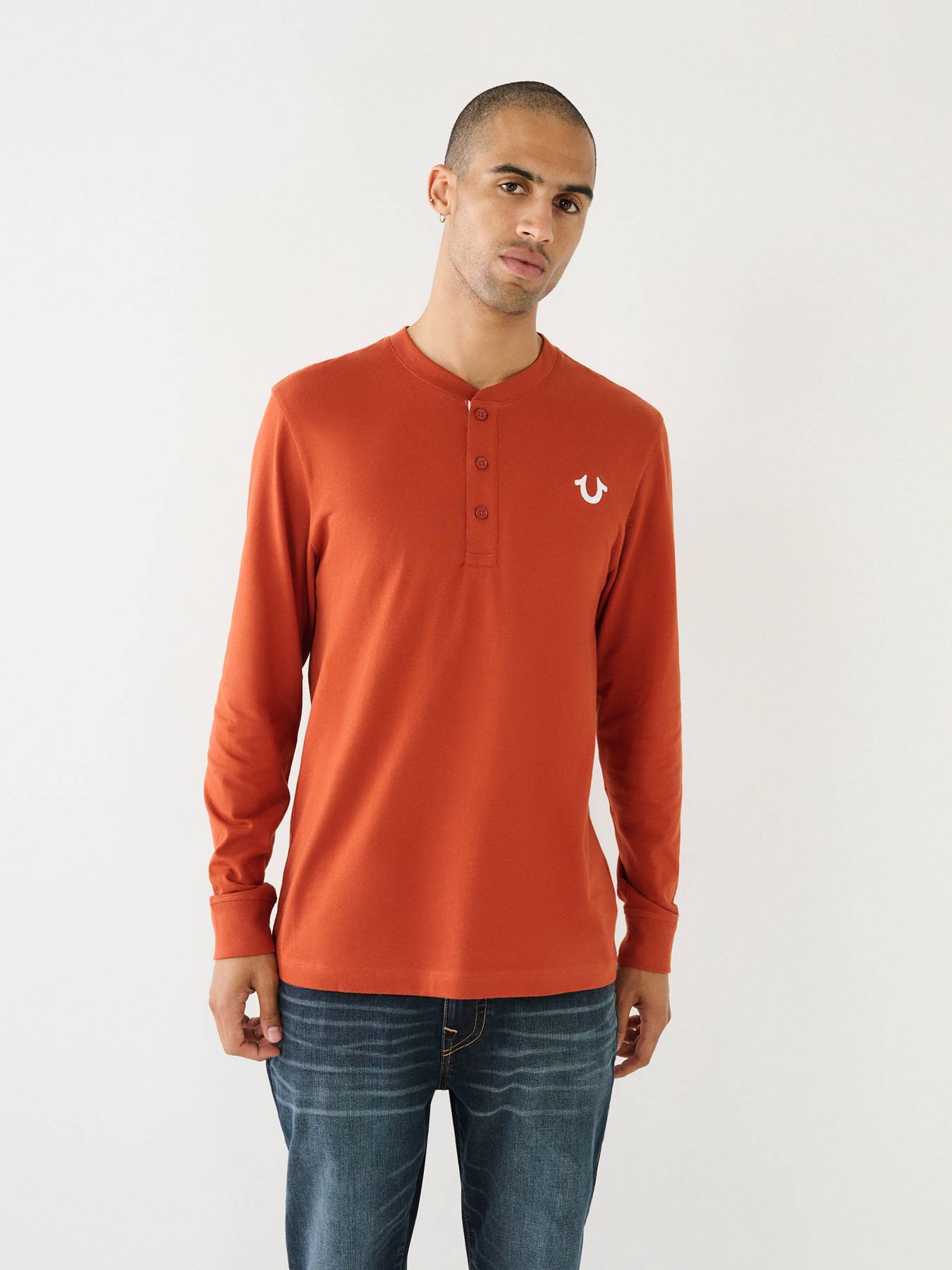 LOGO HENLEY SHIRT
