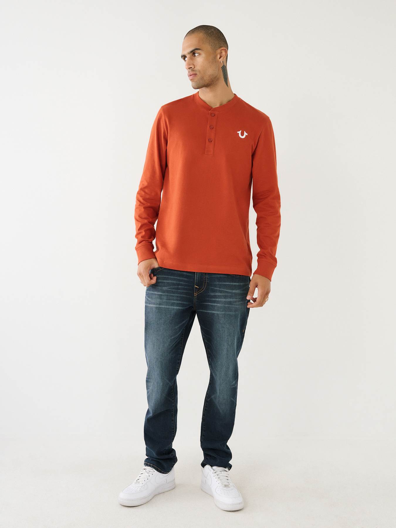 LOGO HENLEY SHIRT