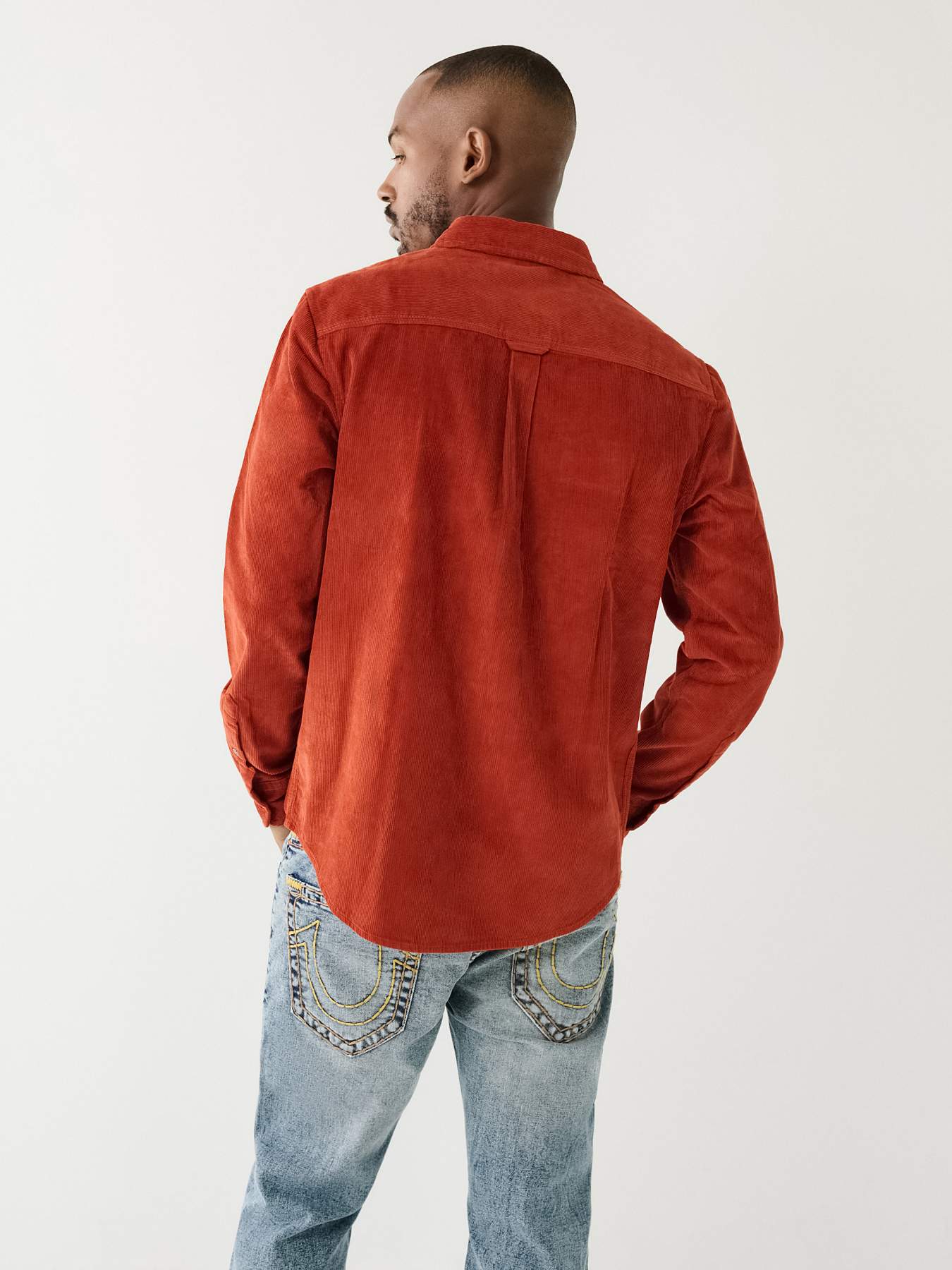 CORDUROY FLAP UTILITY SHIRT