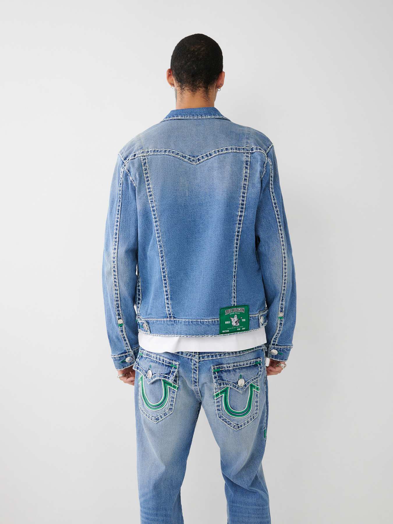 JIMMY DOUBLE RAISED HS SUPER T DENIM JACKET
