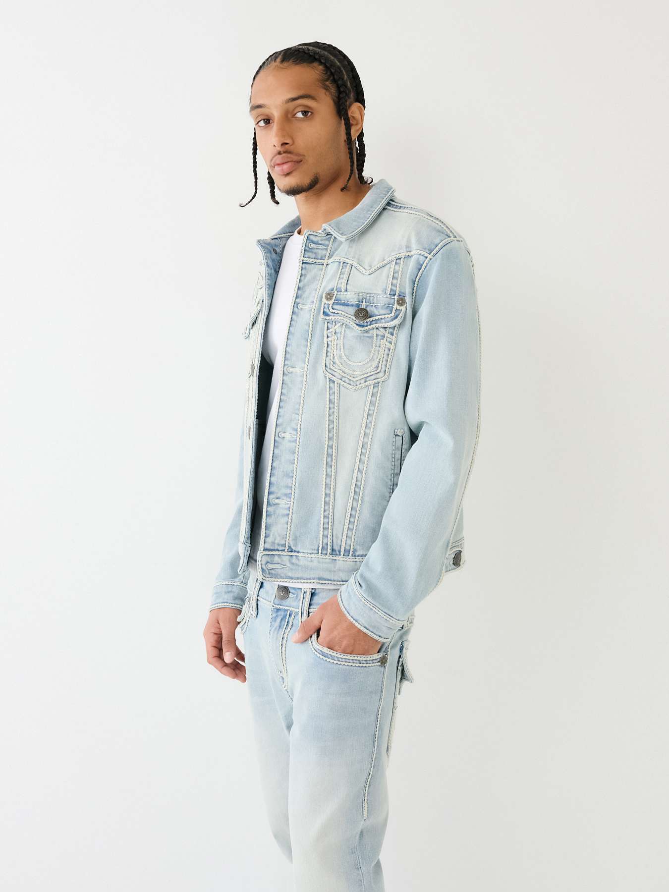 JIMMY ROPE STITCH DENIM JACKET | True Religion