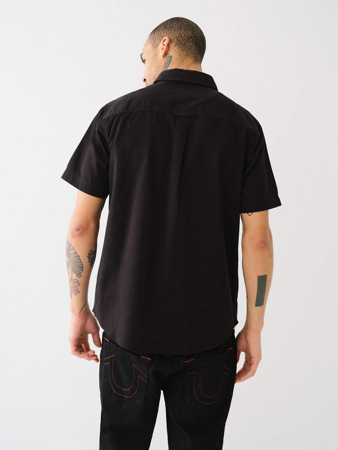 EMBROIDERED LOGO UTILITY SHIRT