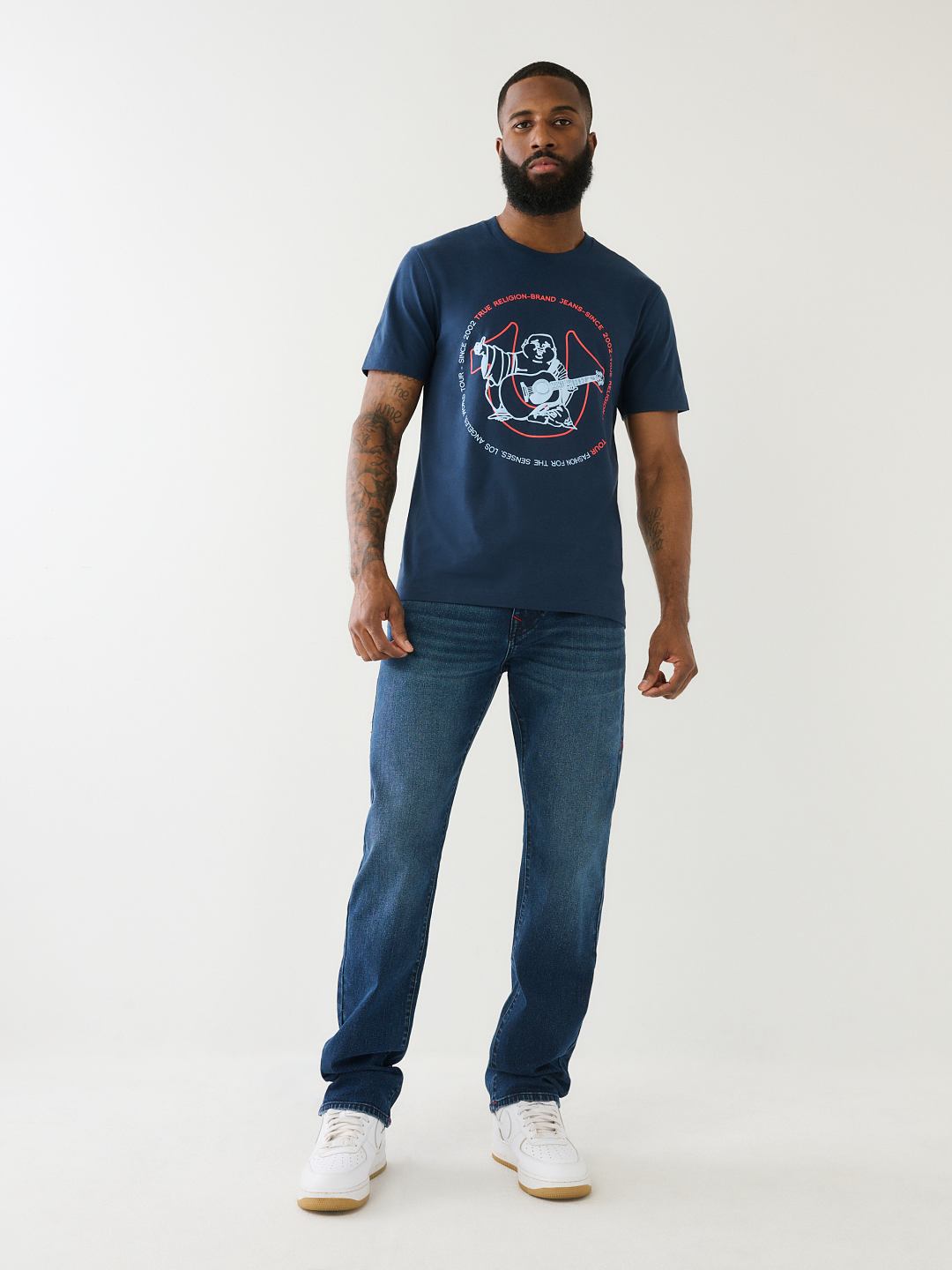 CIRCULAR TR LOGO CREW TEE
