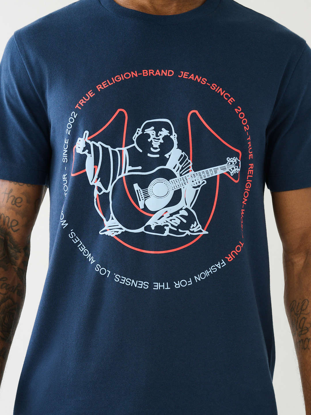 CIRCULAR TR LOGO CREW TEE