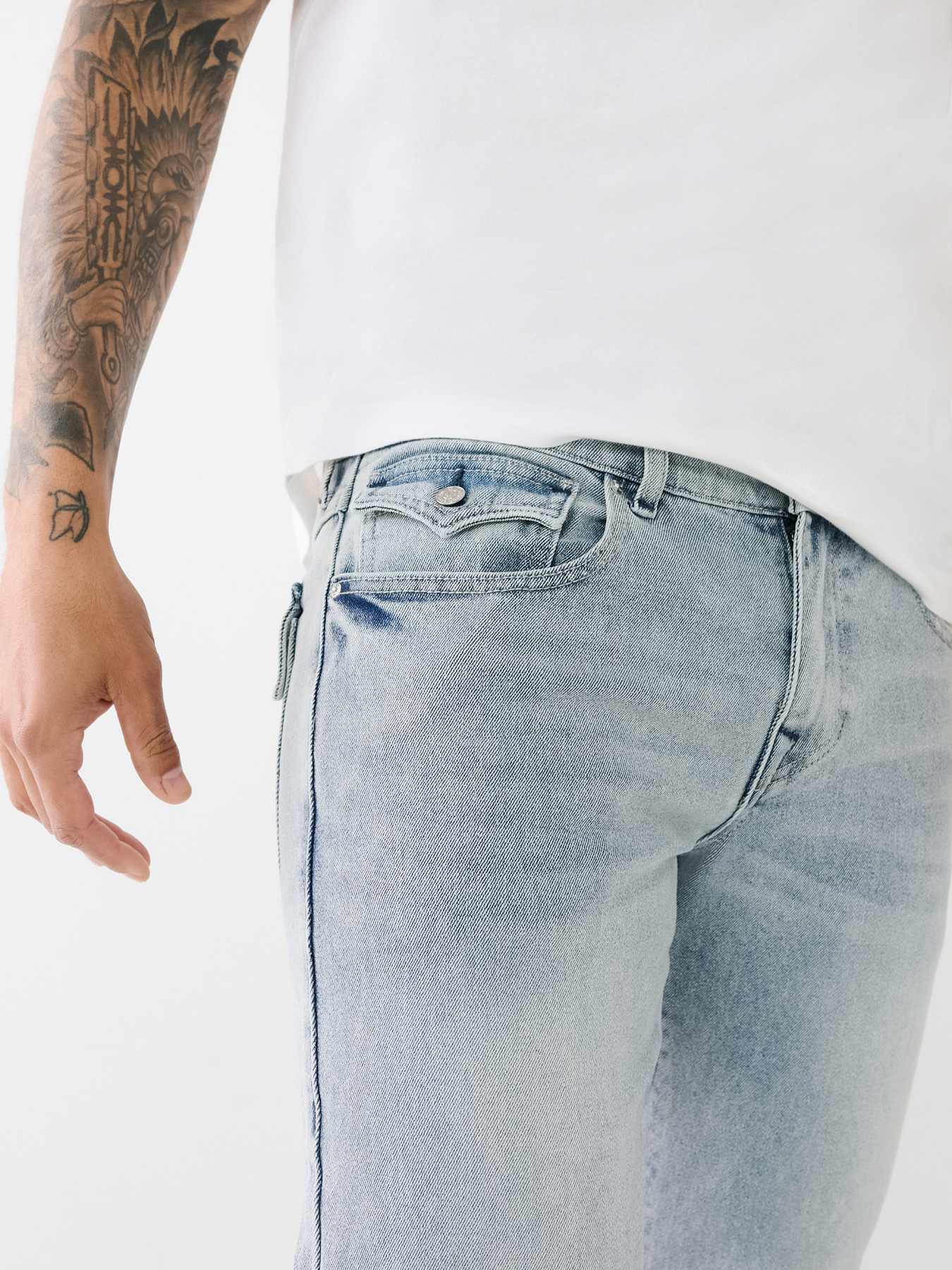 GENO SINGLE NEEDLE FLAP SLIM JEAN