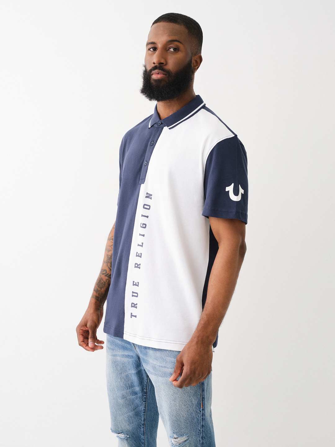 COLORBLOCK LOGO POLO SHIRT | True Religion
