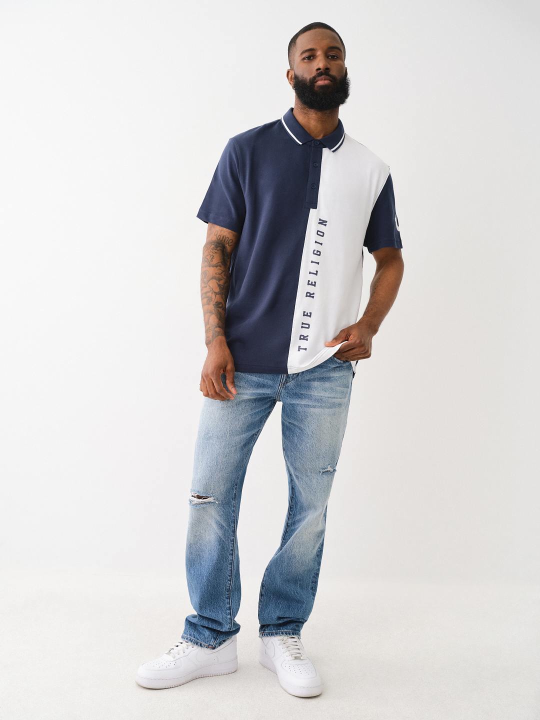 COLORBLOCK LOGO POLO SHIRT | True Religion