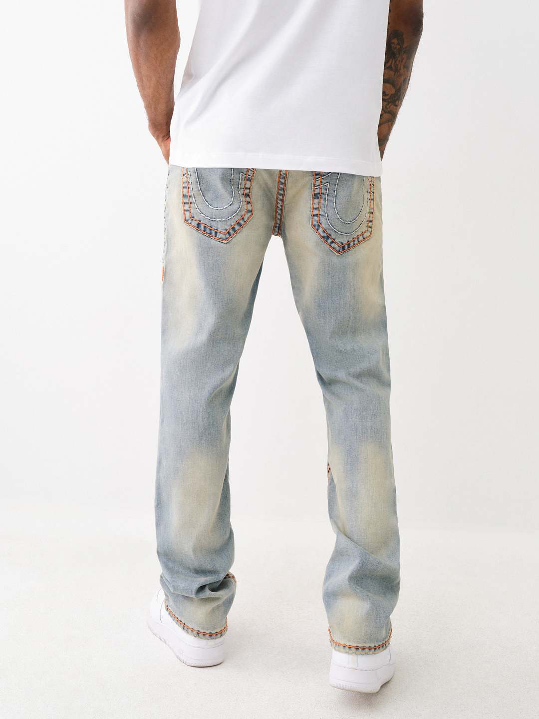 RICKY SUPER T STRAIGHT JEAN - GRAND ST MEDIUM WASH | True Religion
