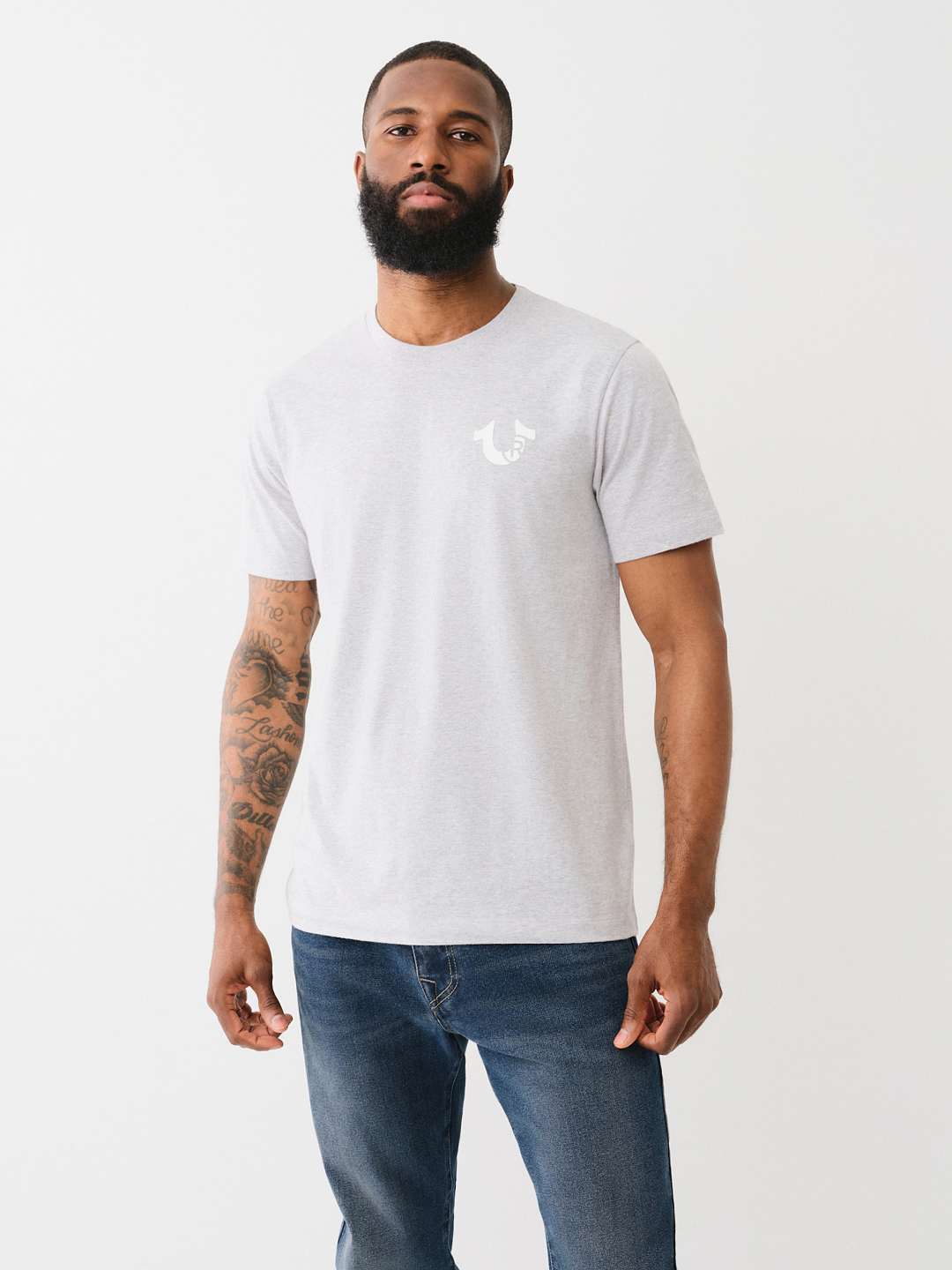 HORSESHOE FLAG PRINT TEE | True Religion