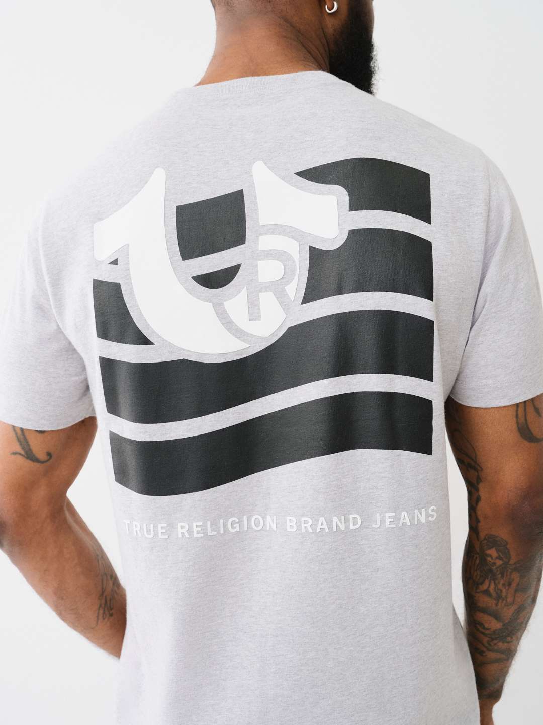 HORSESHOE FLAG PRINT TEE | True Religion