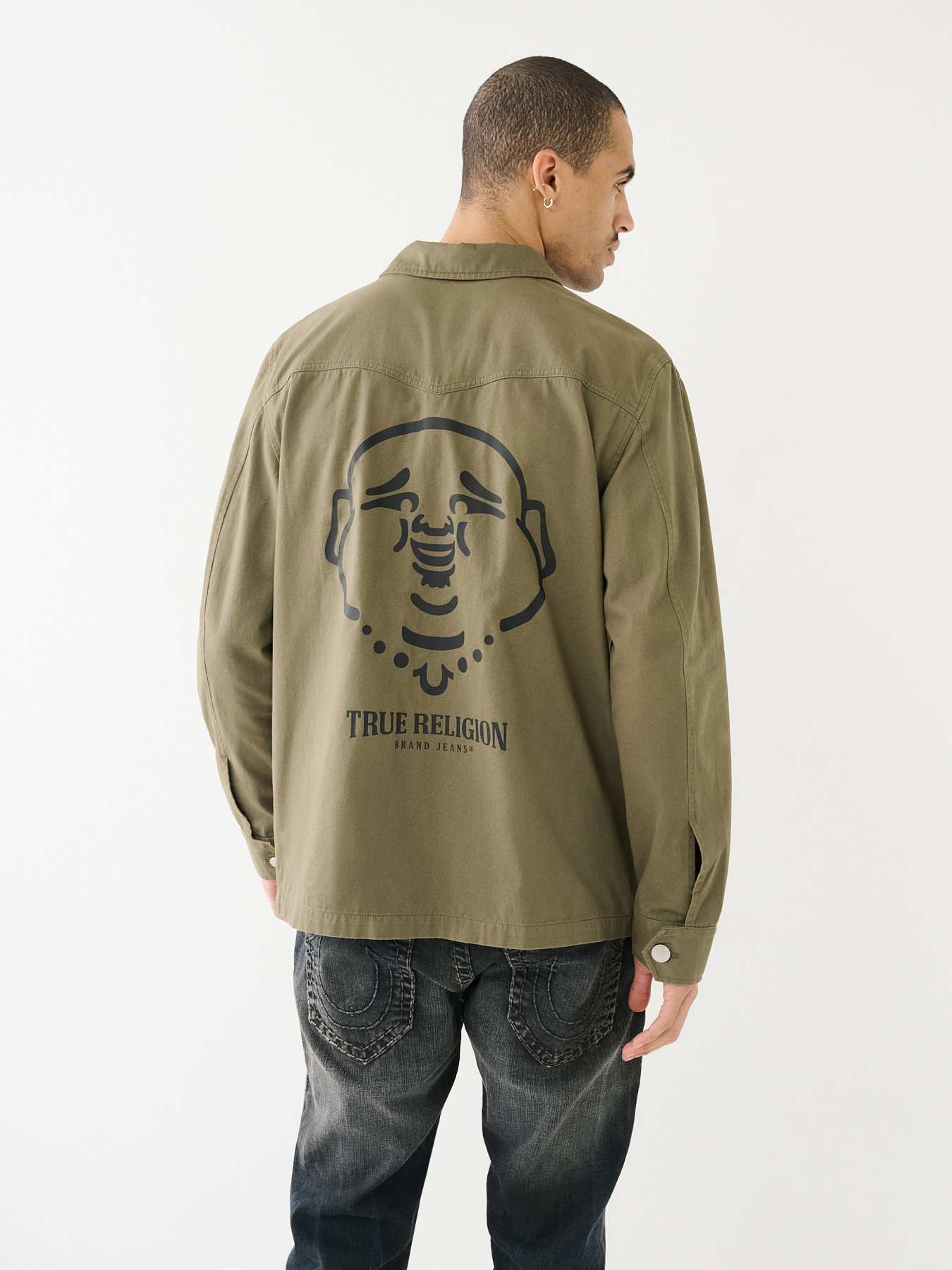 BUDDHA LOGO MILITARY JACKET