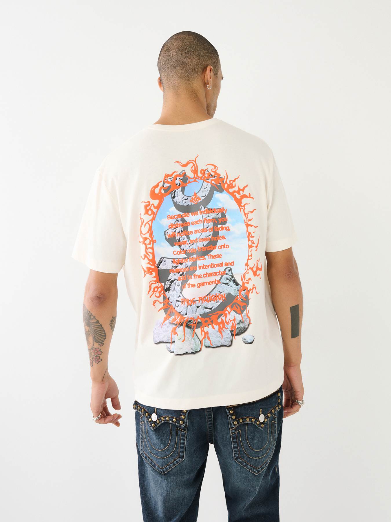 TR STONE GRAPHIC RELAXED TEE | True Religion
