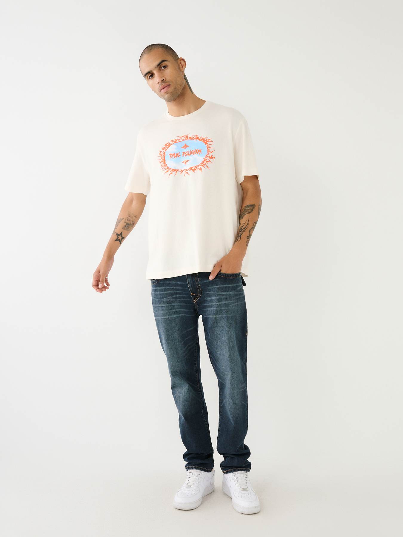 TR STONE GRAPHIC RELAXED TEE | True Religion
