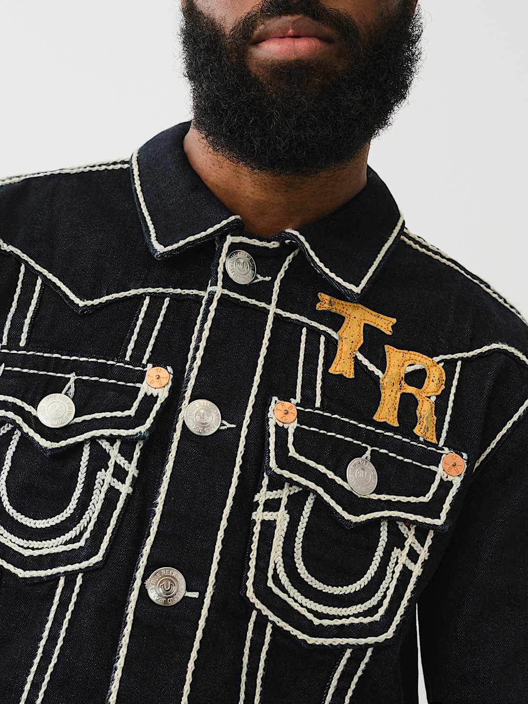 JIMMY ROPE STITCH WESTERN JACKET - Body Rinse | True Religion