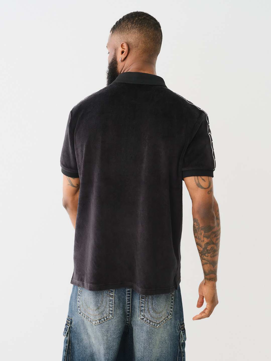 HORSESHOE VELOUR POLO SHIRT | True Religion