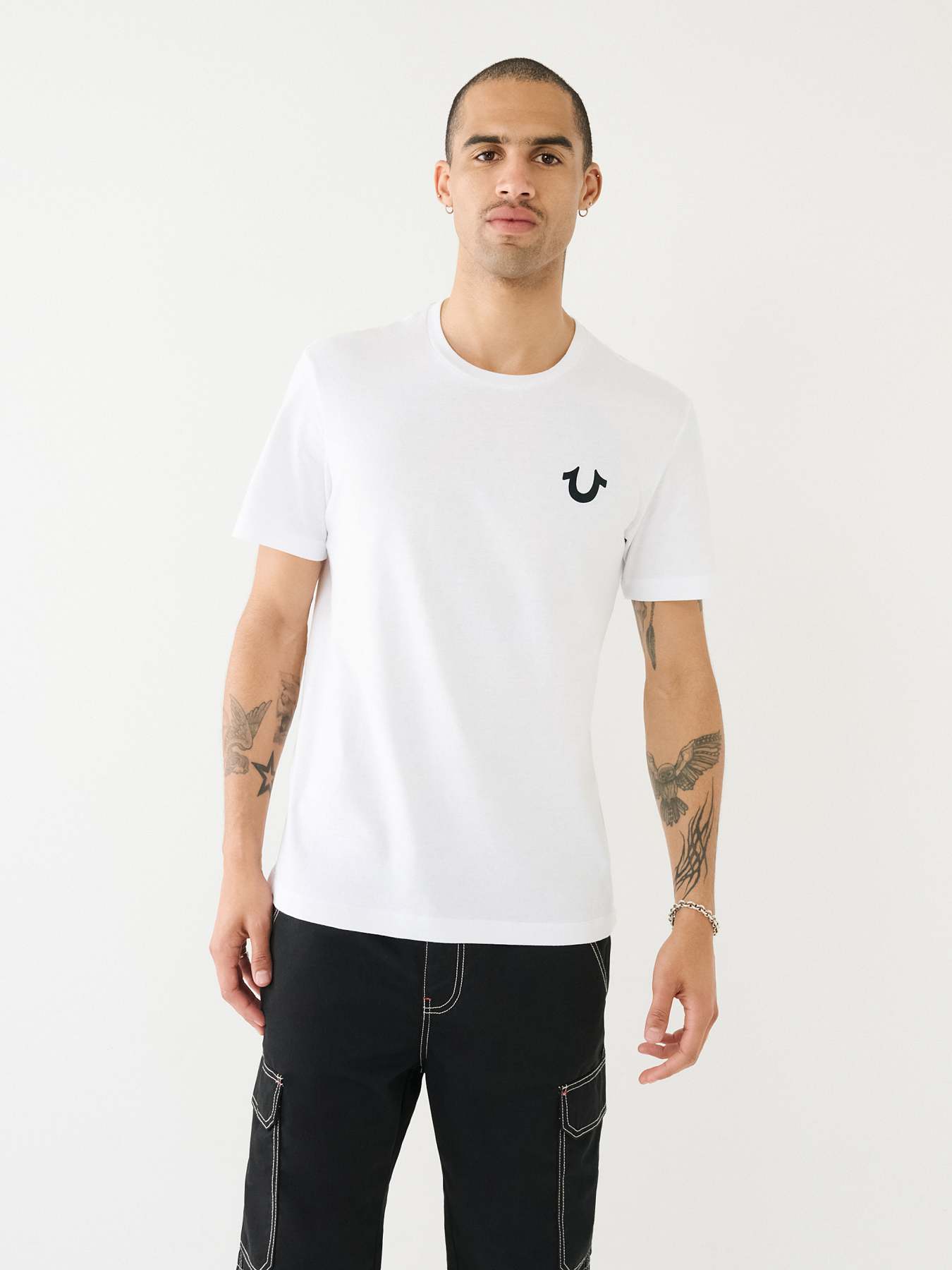 TRUE RELIGION LOGO CREW TEE