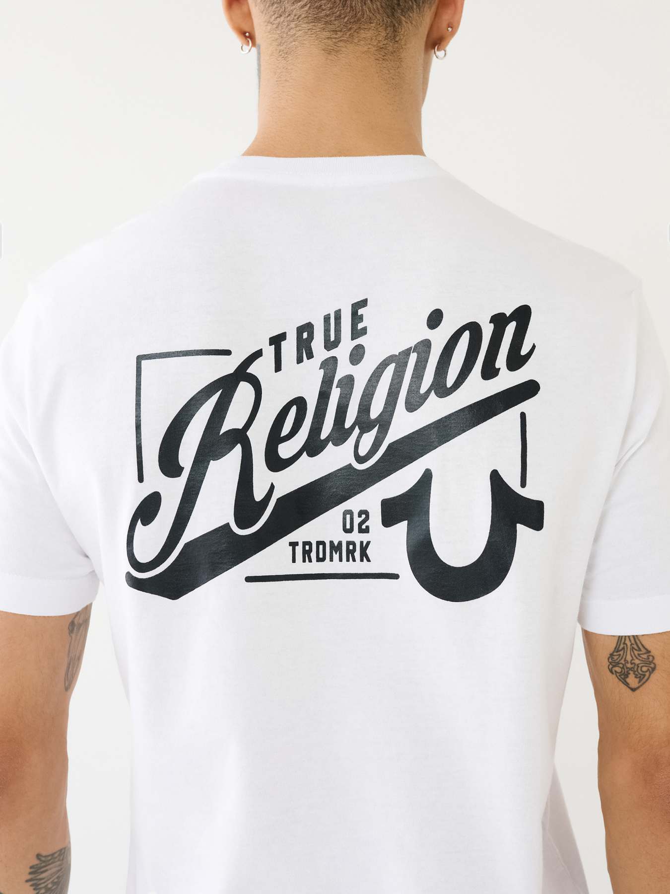 TRUE RELIGION LOGO CREW TEE