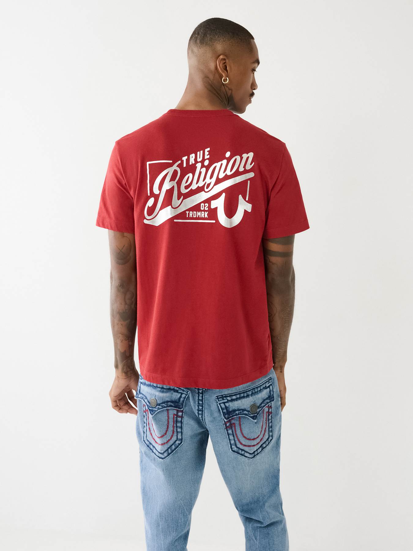 TRUE RELIGION LOGO CREW TEE