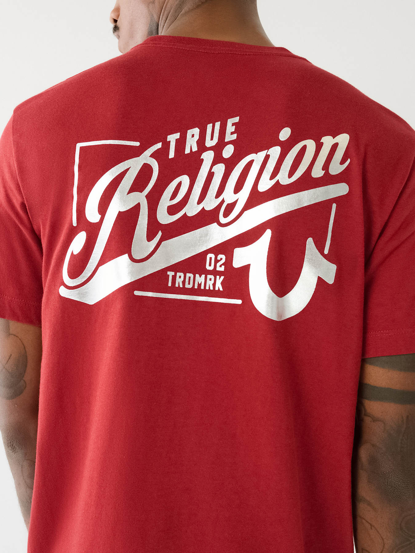 TRUE RELIGION LOGO CREW TEE