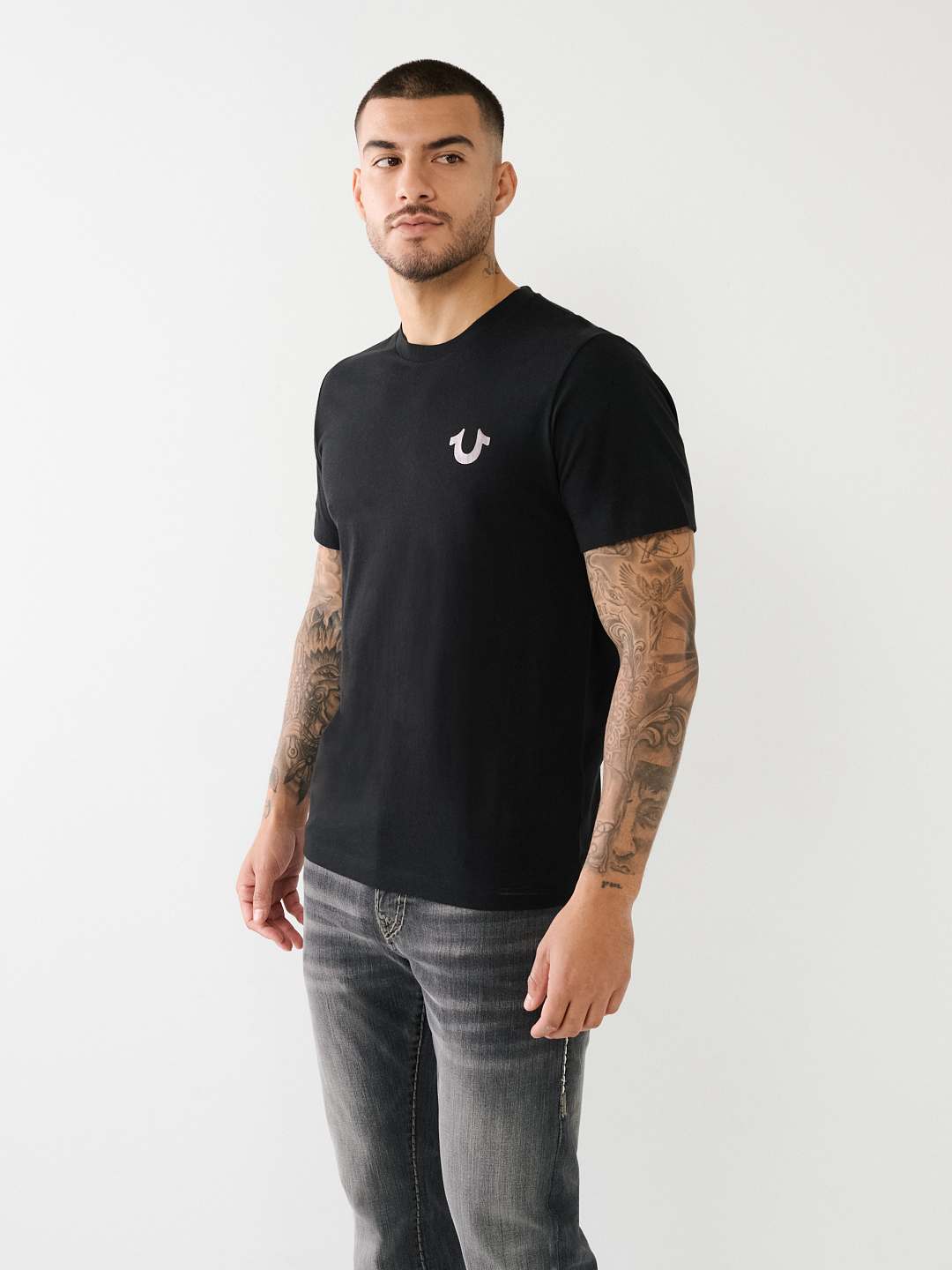 BUDDHA LOGO CREW NECK TEE