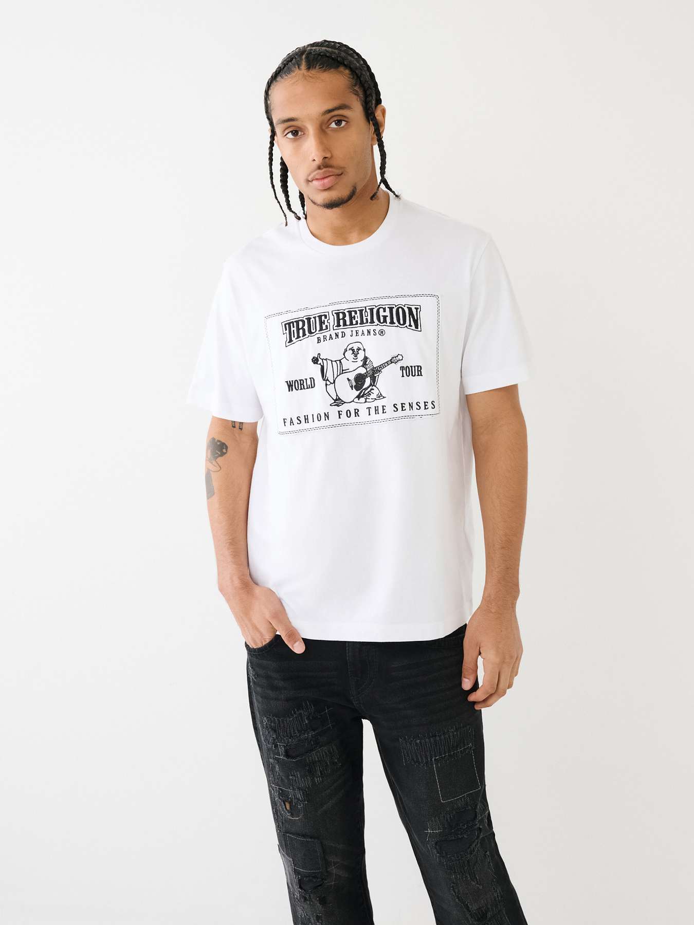 TR WORLD TOUR APPLIQUE TEE | True Religion
