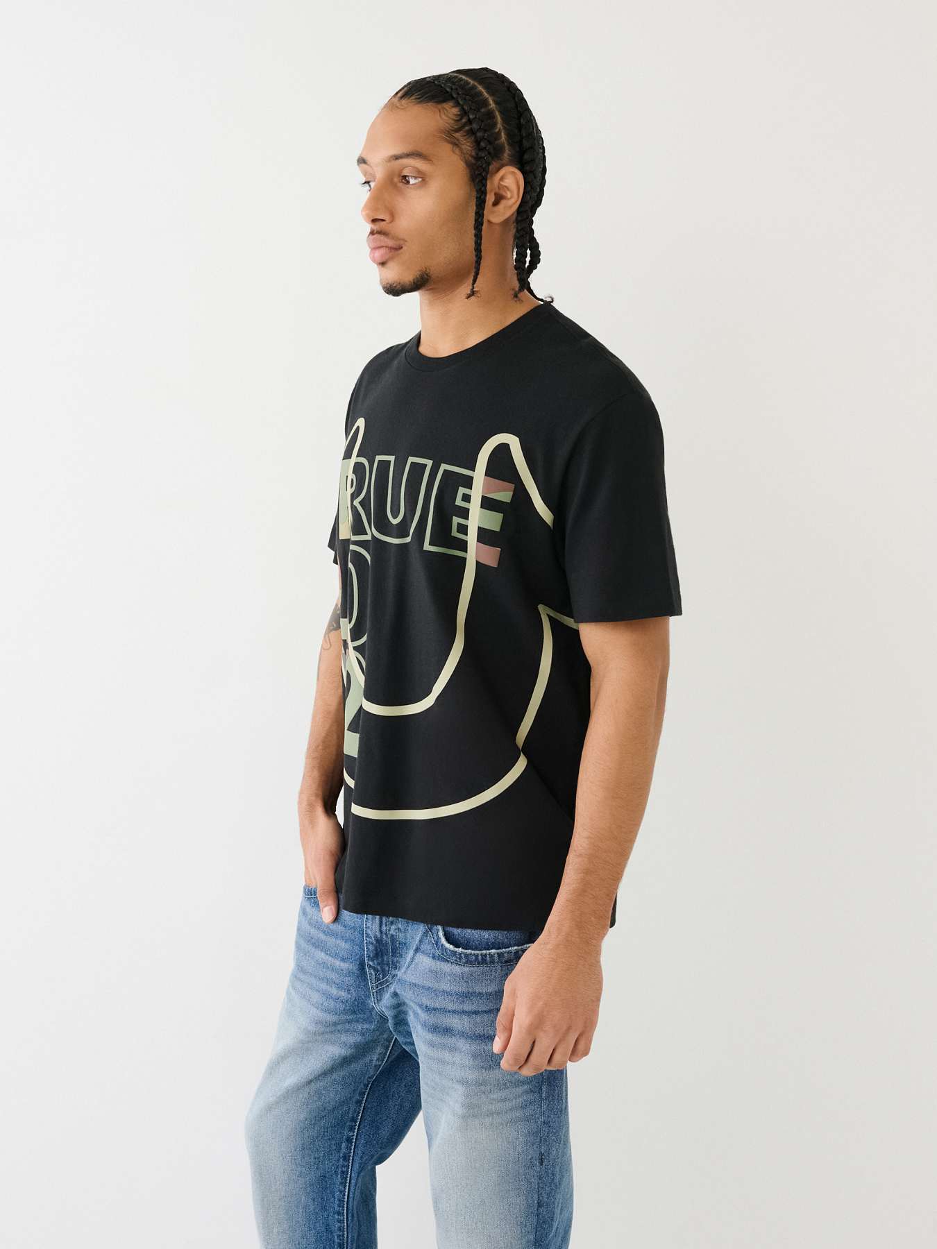 TRUE 2002 LOGO CAMO TEE | True Religion
