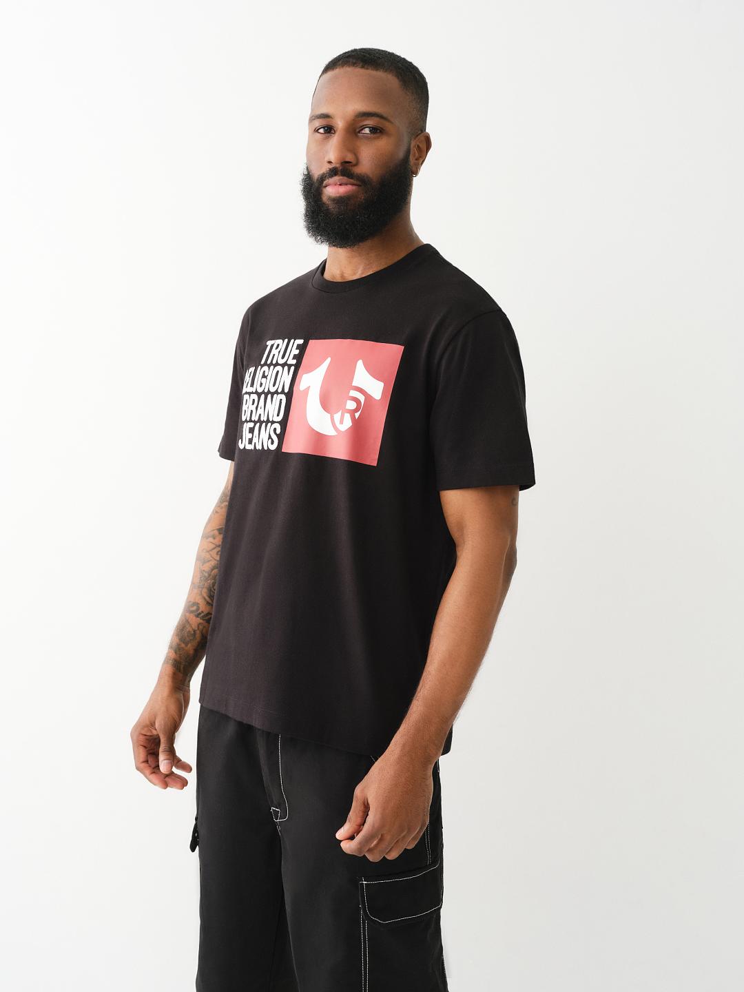 EMBROIDERED CHAIN STITCH LOGO TEE | True Religion