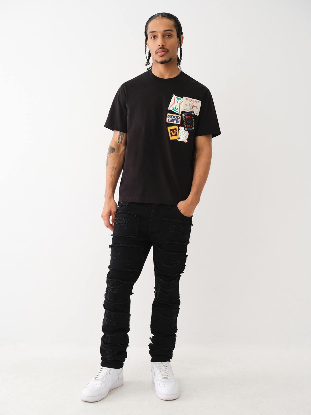 RESORT PATCH CREW TEE | True Religion