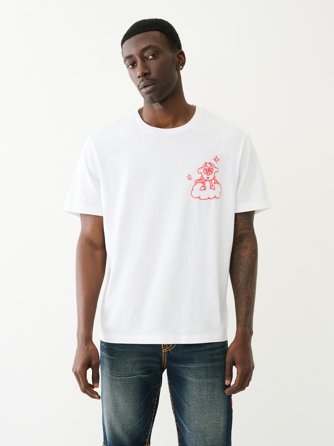 GOOD MF JEANS PUFF PRINT TEE | True Religion
