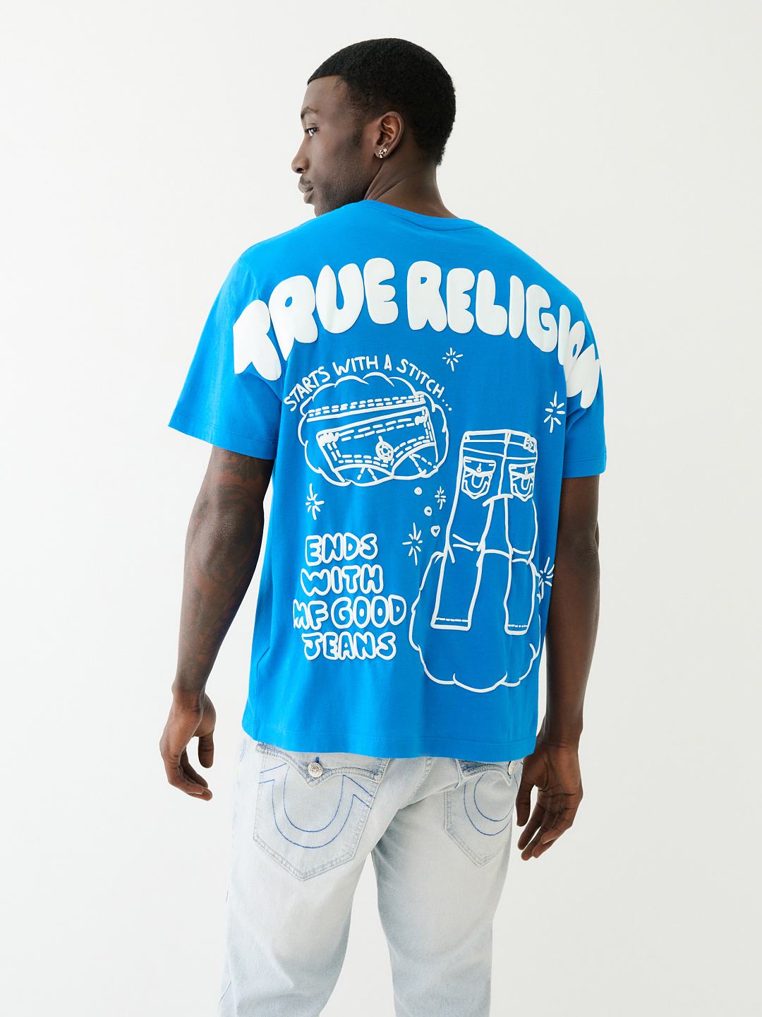 GOOD MF JEANS PUFF PRINT TEE | True Religion