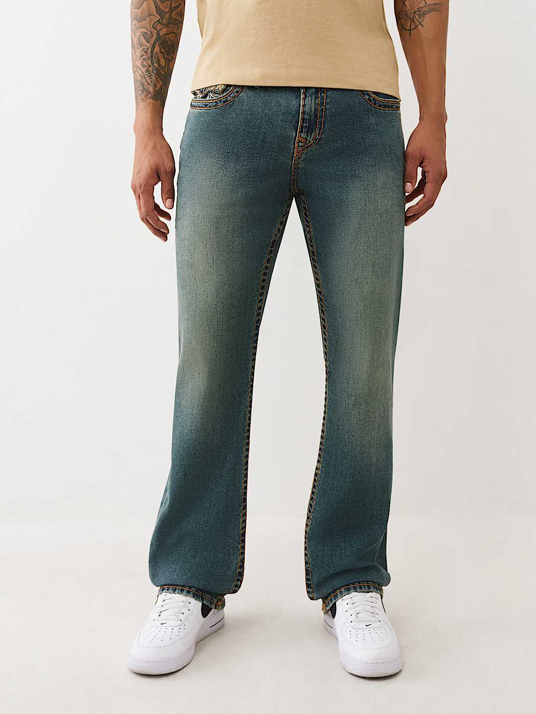 RICKY SUPER T FLAP STRAIGHT JEAN 34" | True Religion